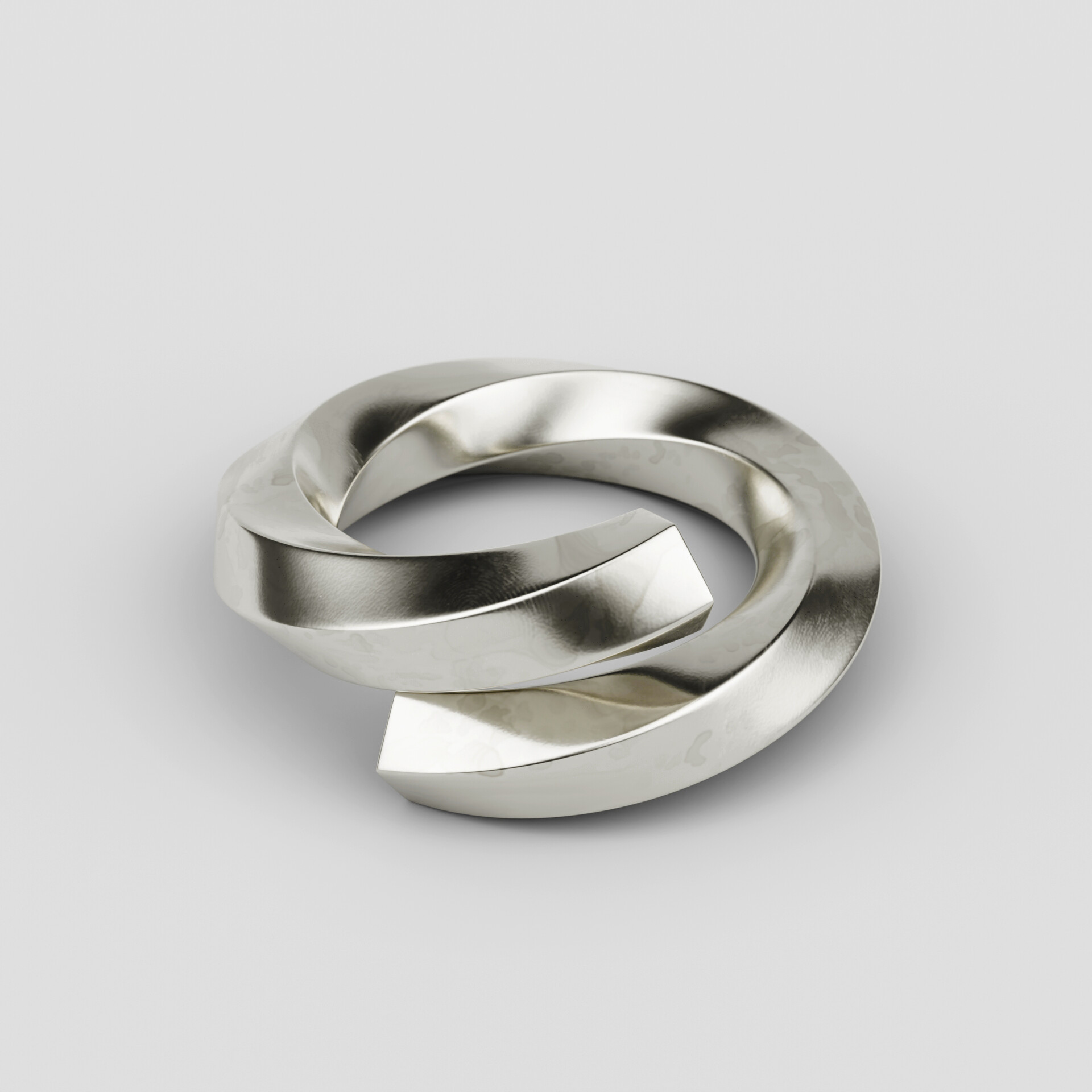 ArtStation - Twisted Spiral Ring 3D Model