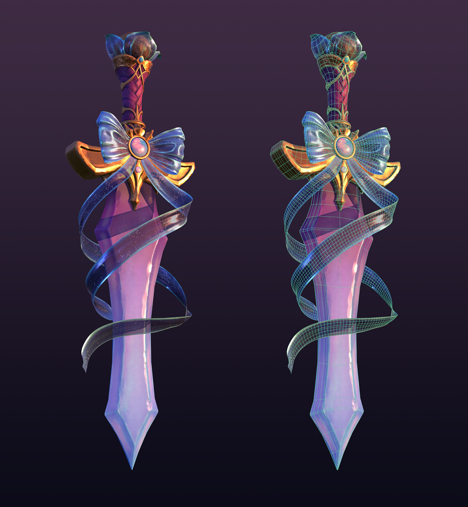 ArtStation - Sword with bow