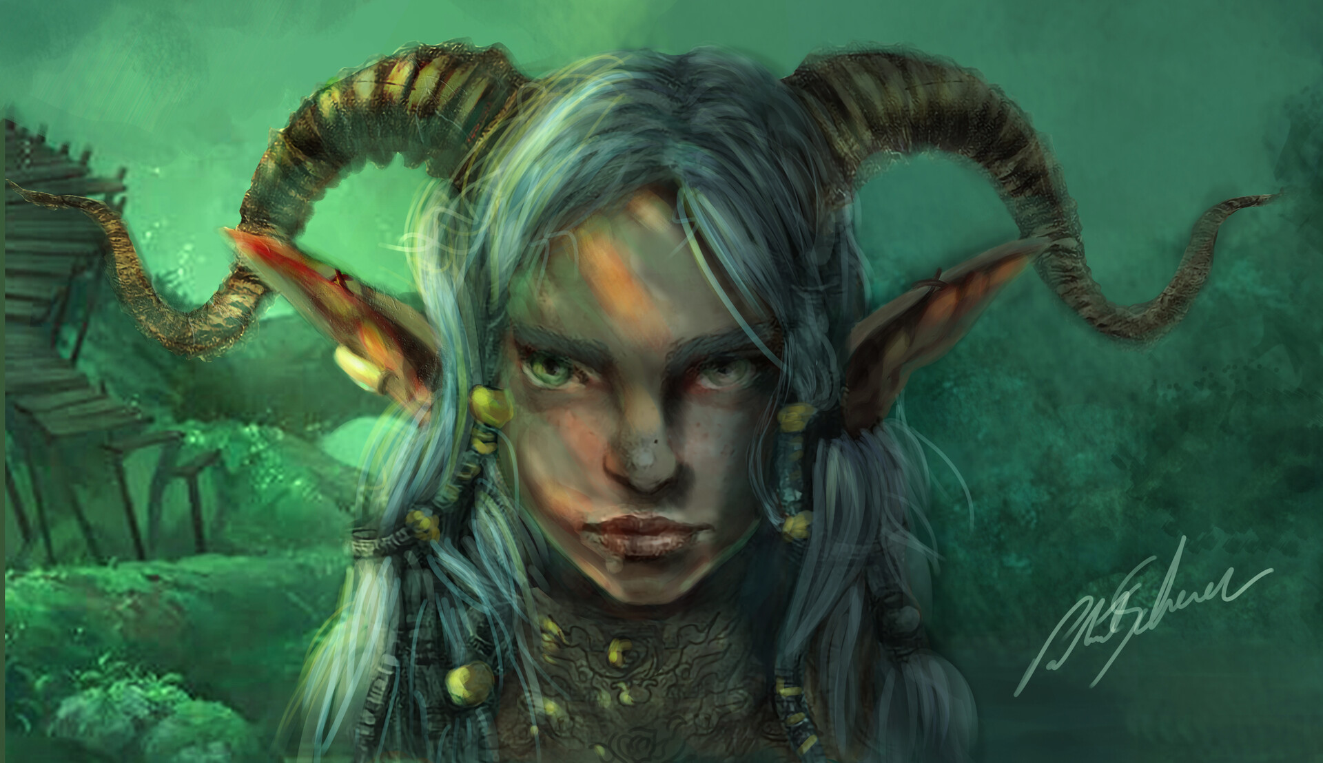 ArtStation - Pan,the Forest Guardian