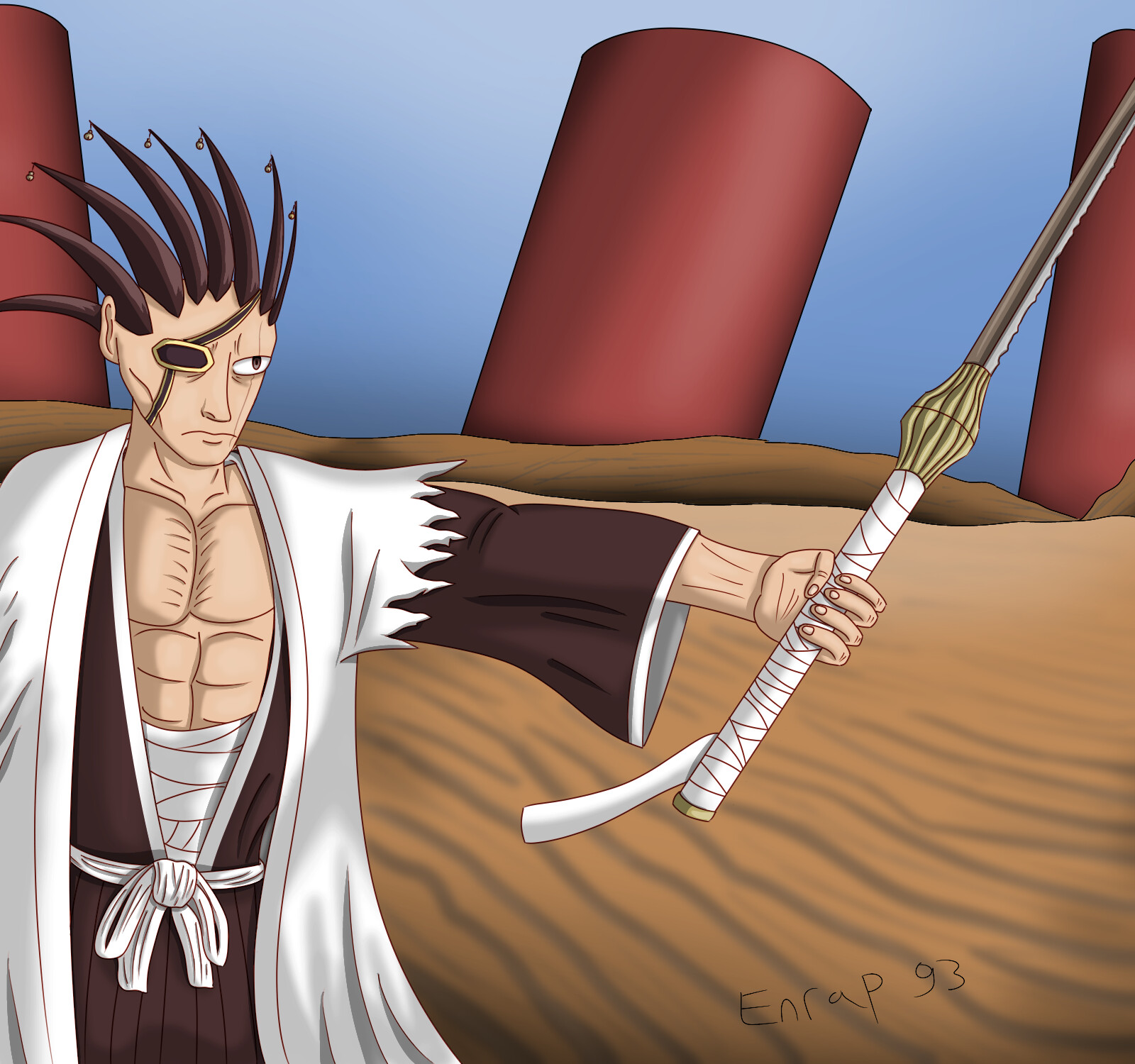 ArtStation - Zaraki kenpachi