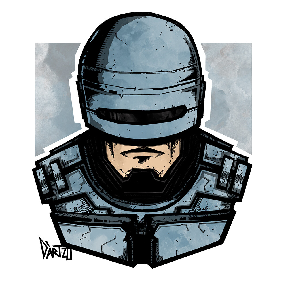 robocop drawing easy