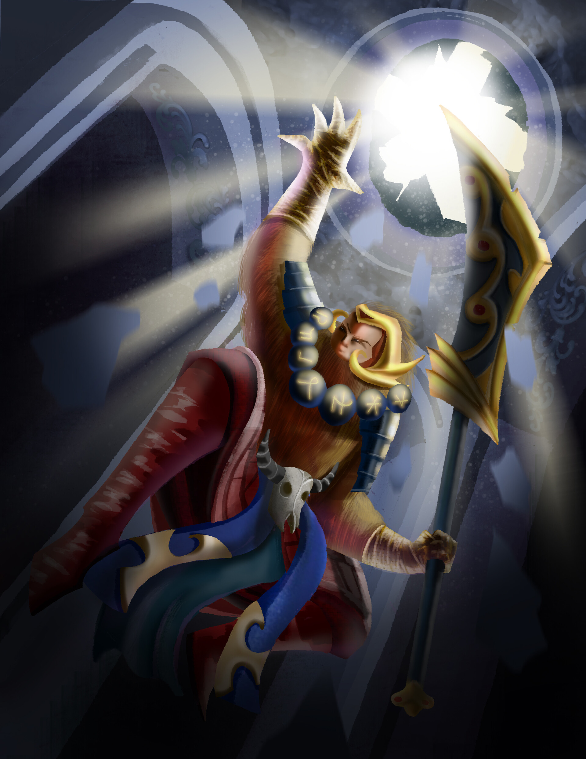 ArtStation - Wukong final render illustration