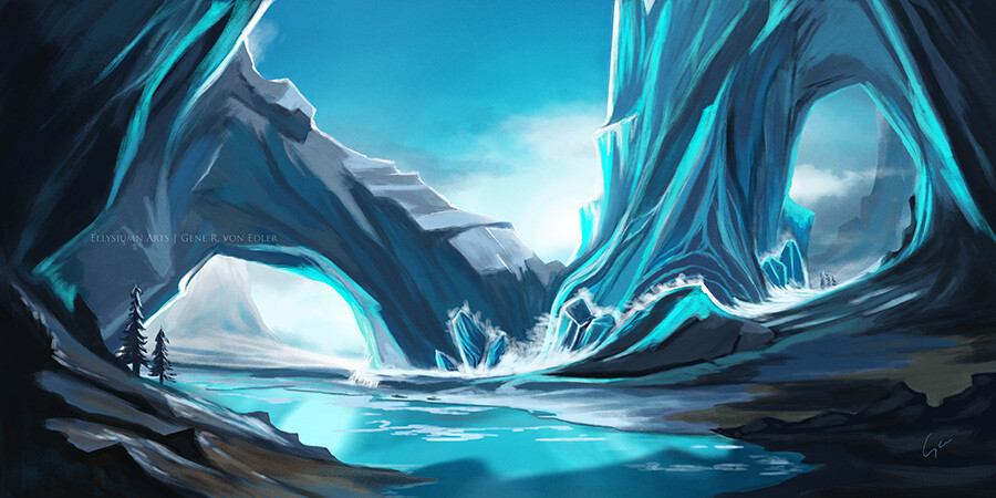 ArtStation - Ice world