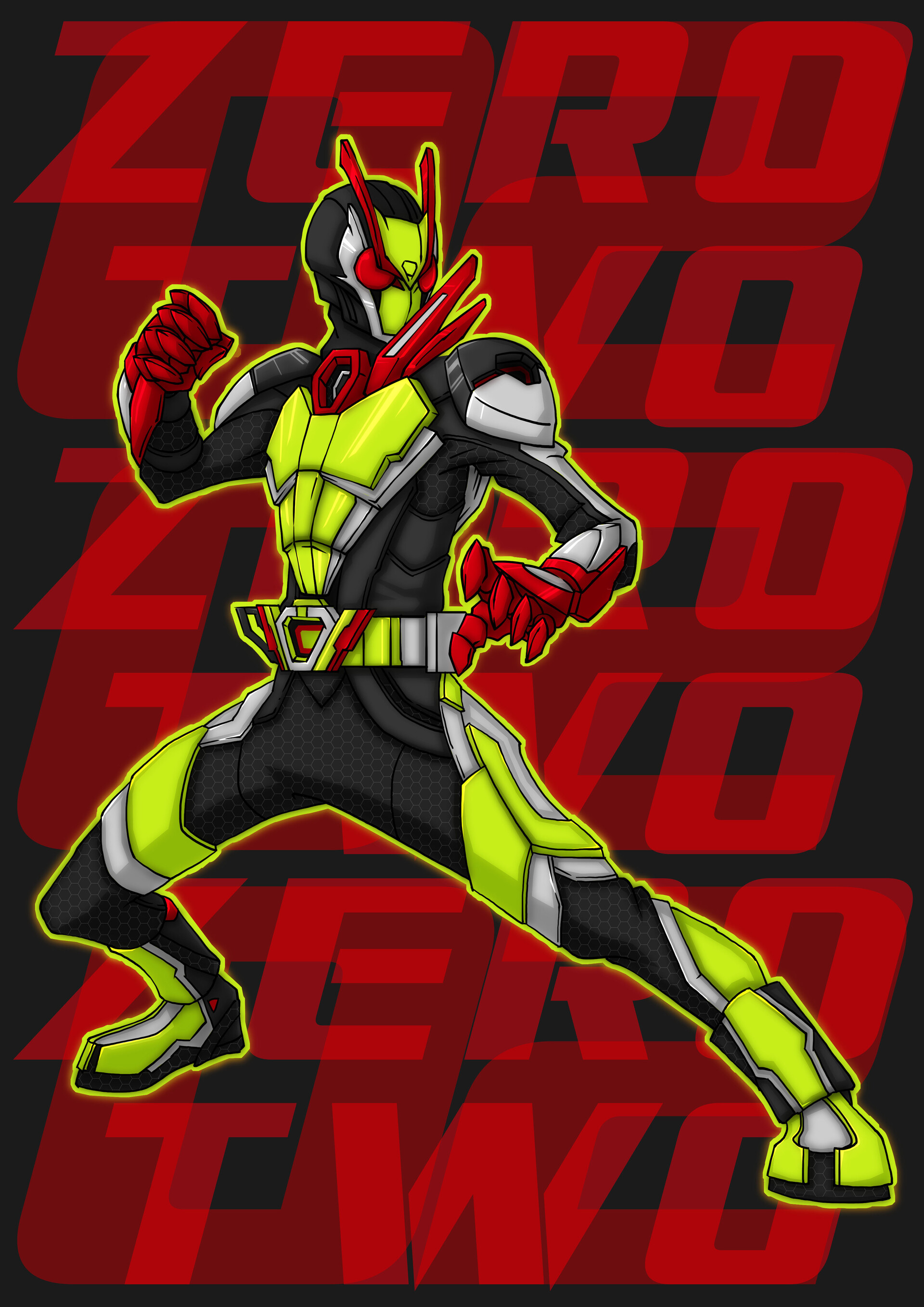 ArtStation - Kamen Rider Zero Two