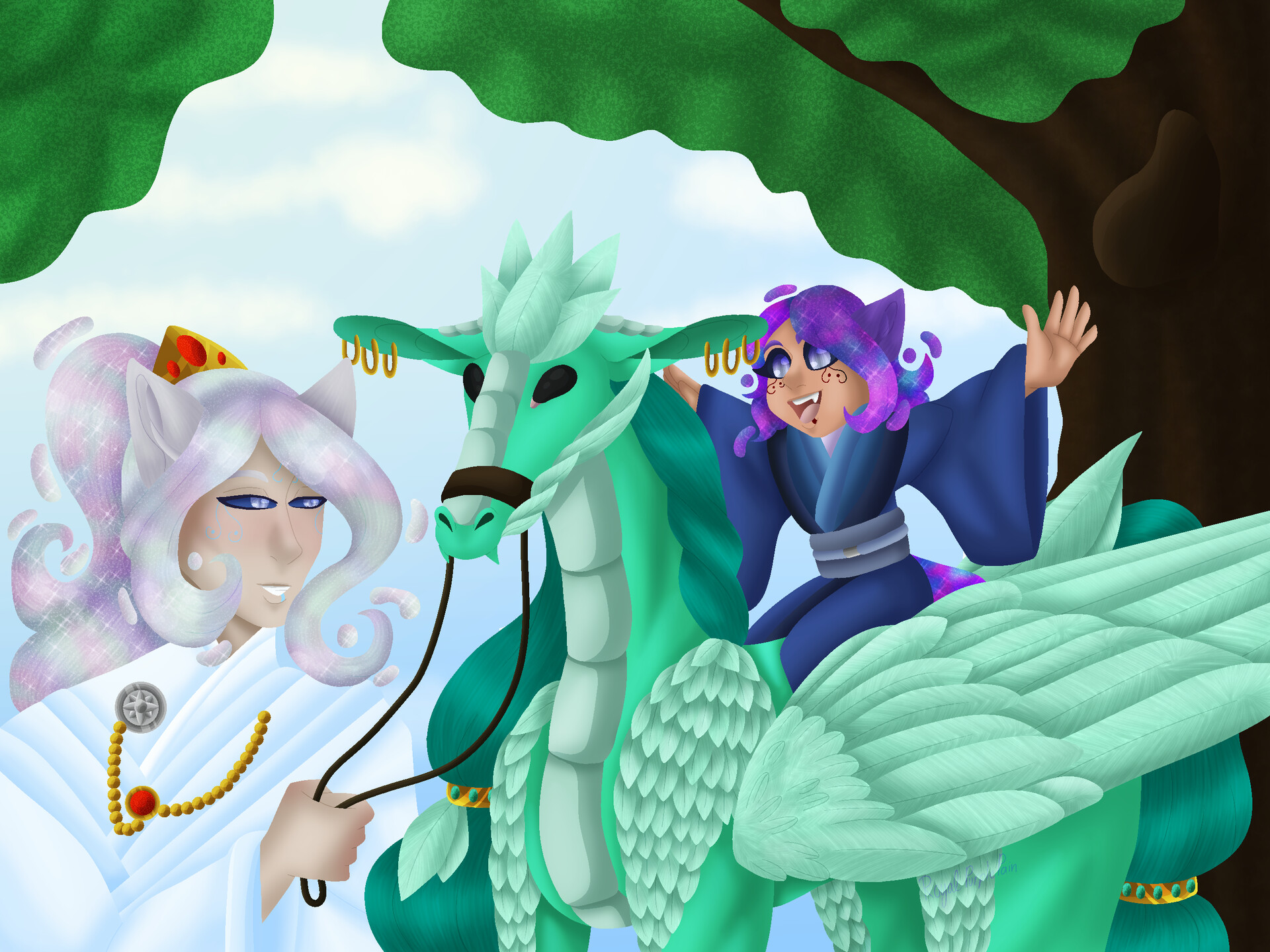 ArtStation - Stroll through the forest