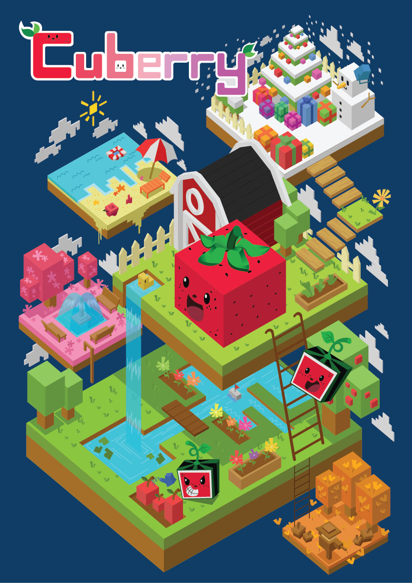 ArtStation - Cuberry illustration