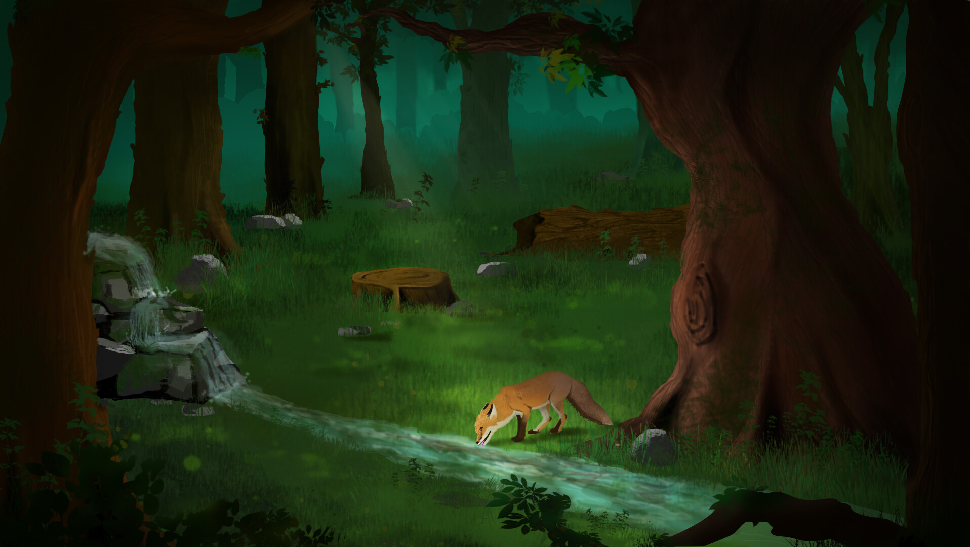 ArtStation - Forest bg