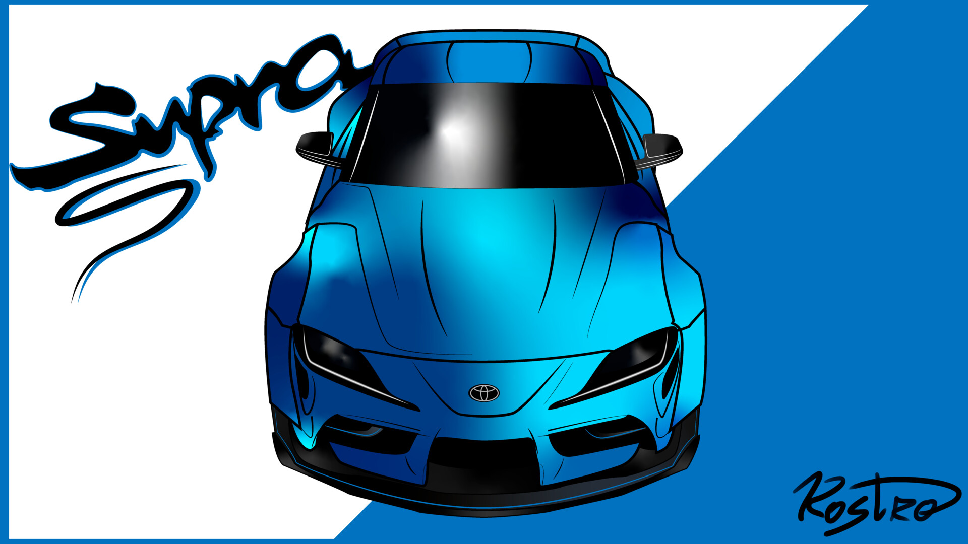 ArtStation - Toyota Supra