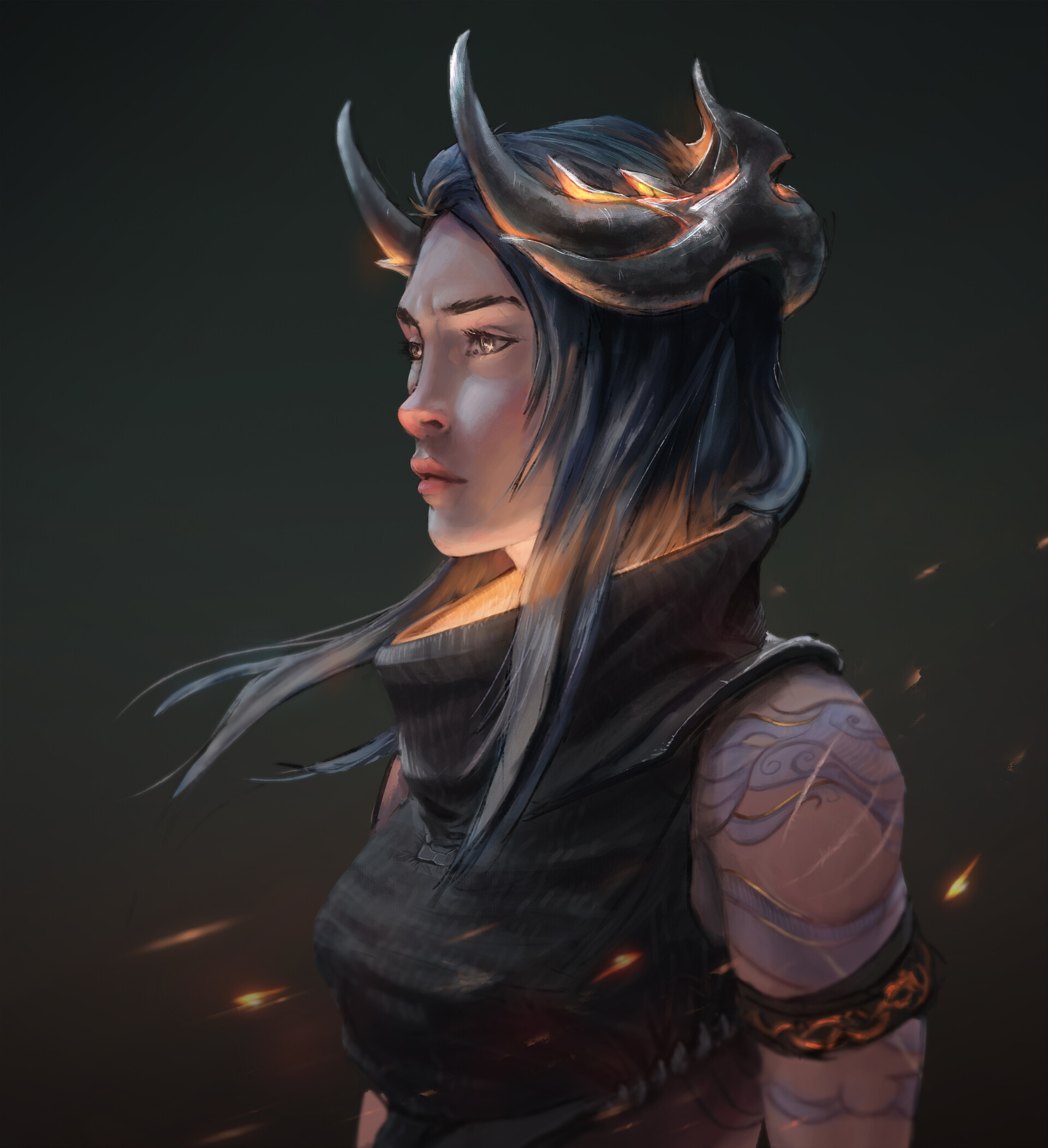 ArtStation - Demon girl