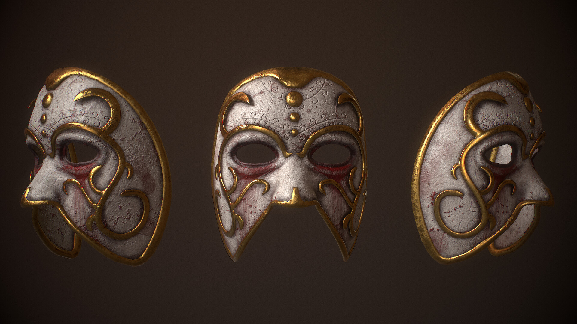 ArtStation - Horror Masquerade Mask