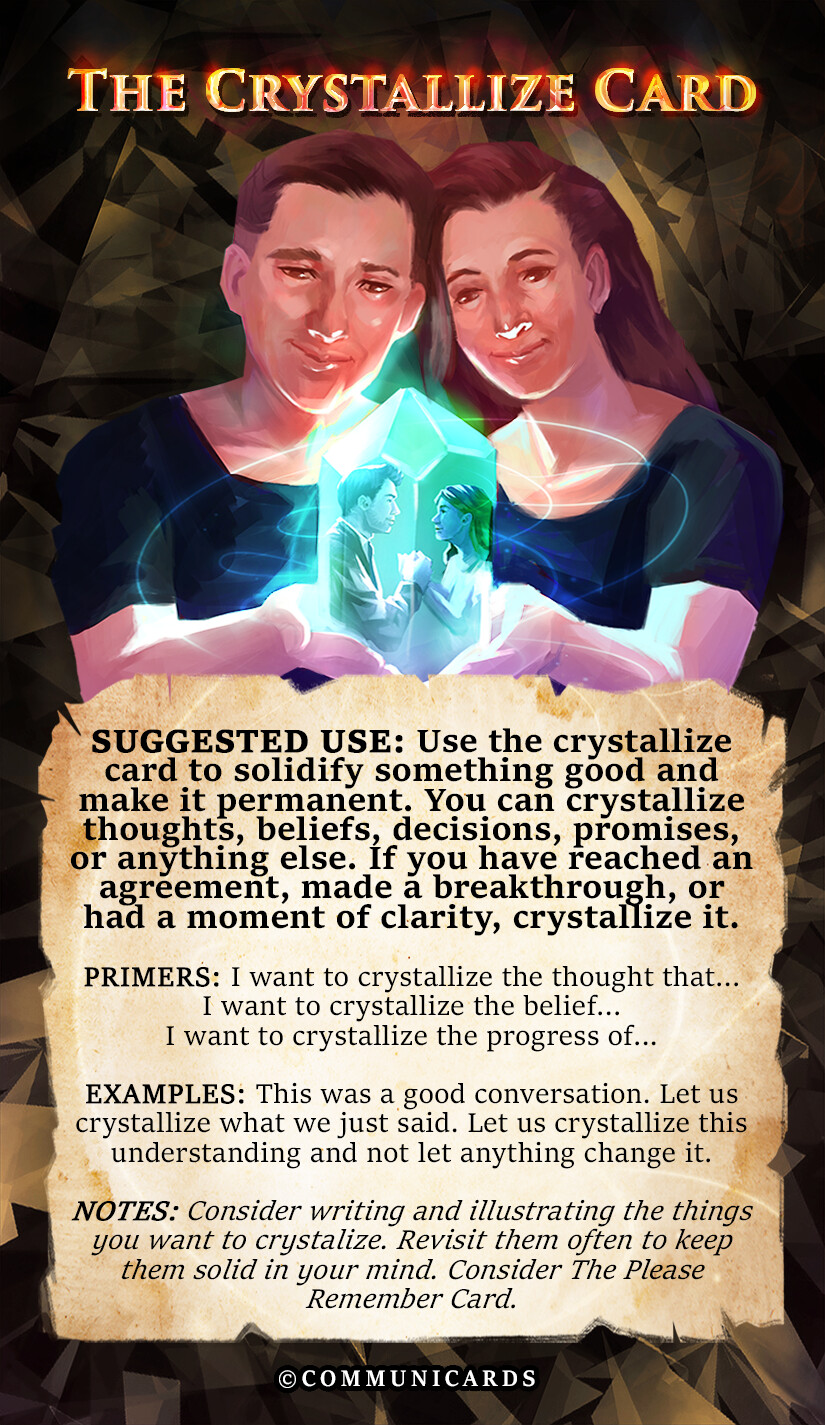ArtStation - Communicards (The Crystallize Card)