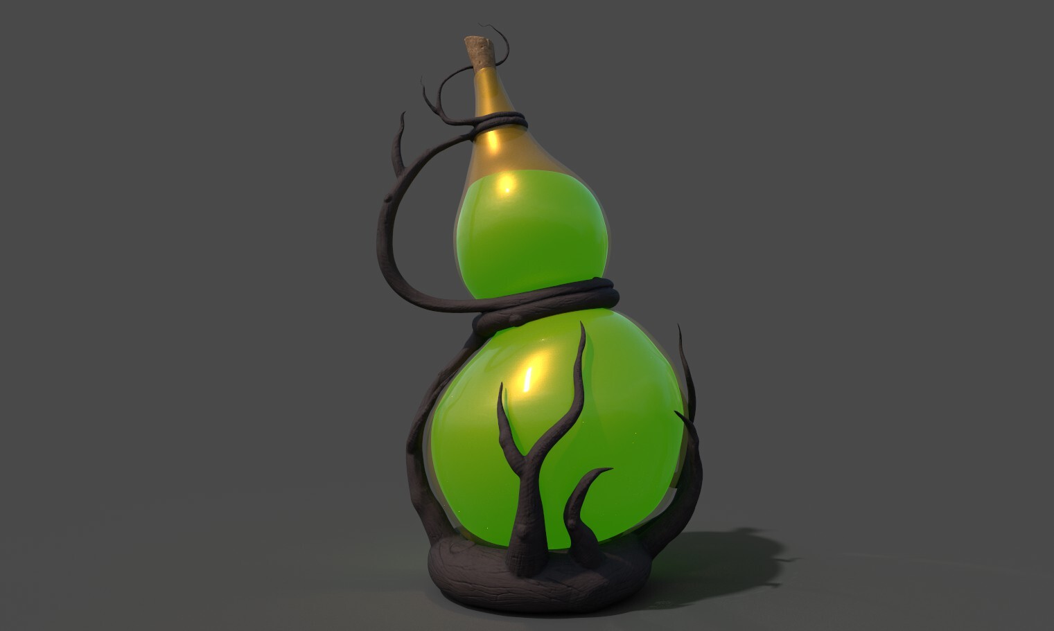 ArtStation - Gourd Potion Bottle