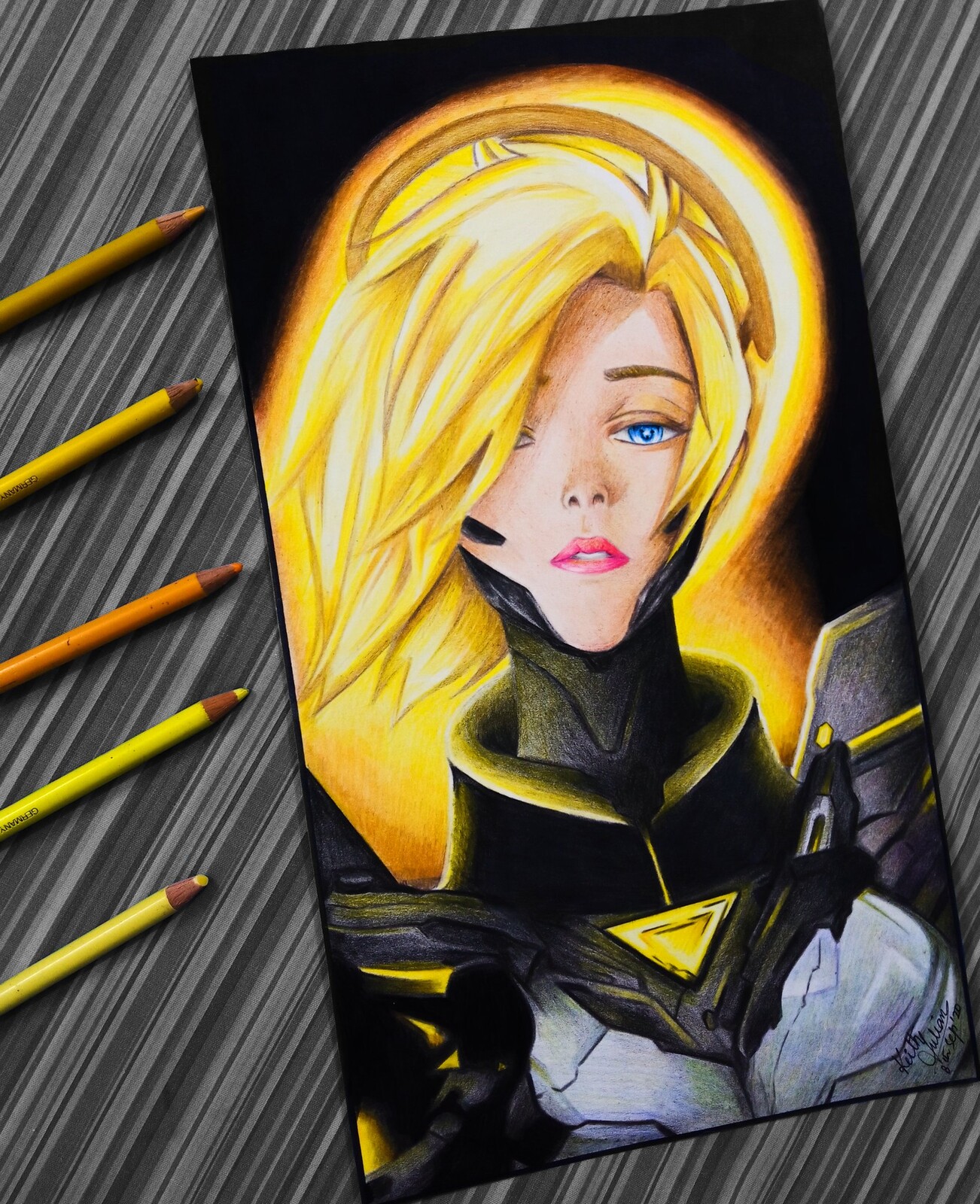 Keith Julian - Cyberpunk Mercy - Overwatch