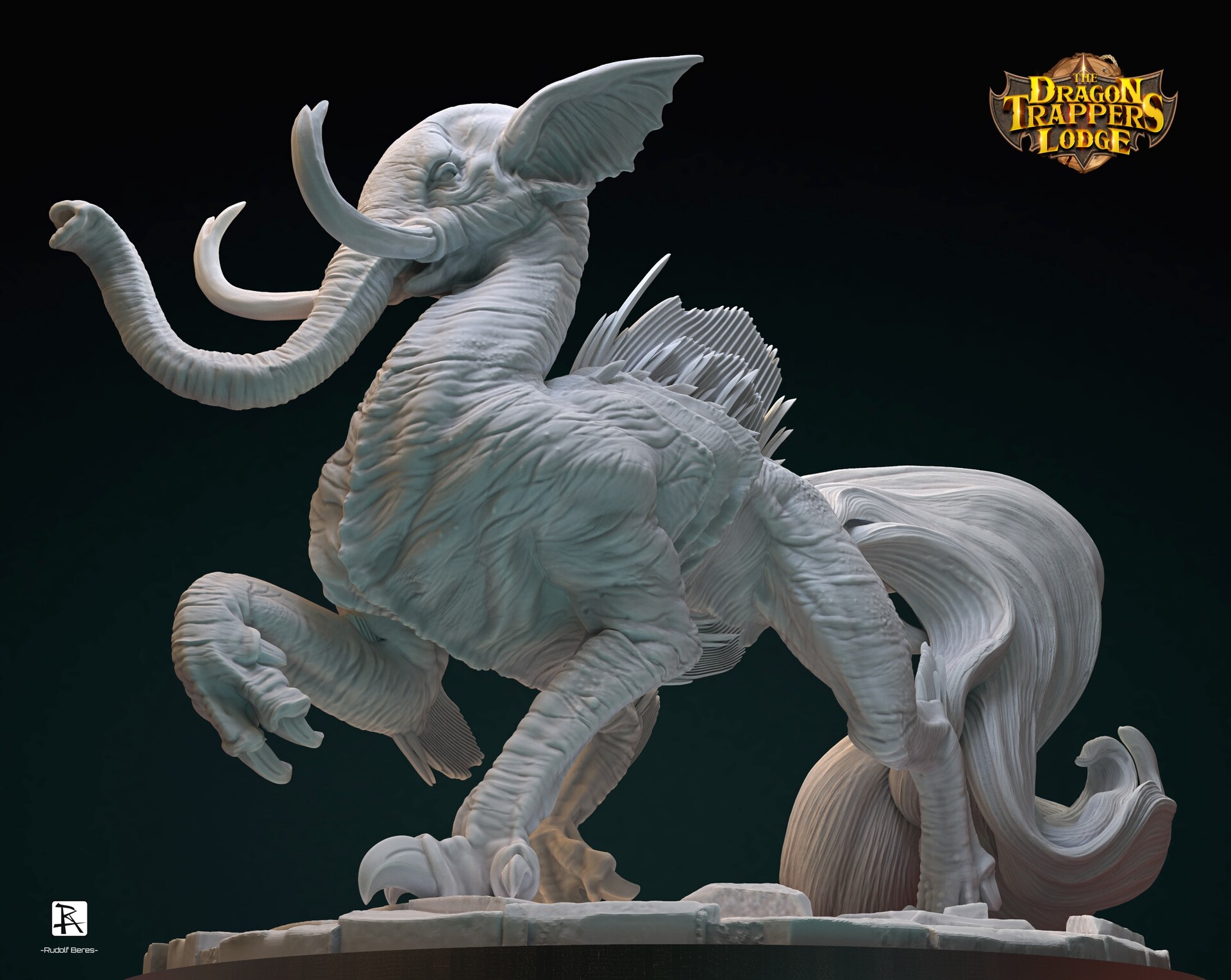 Béres Rudolf Artist - The Dragon Trappers Lodge Mini