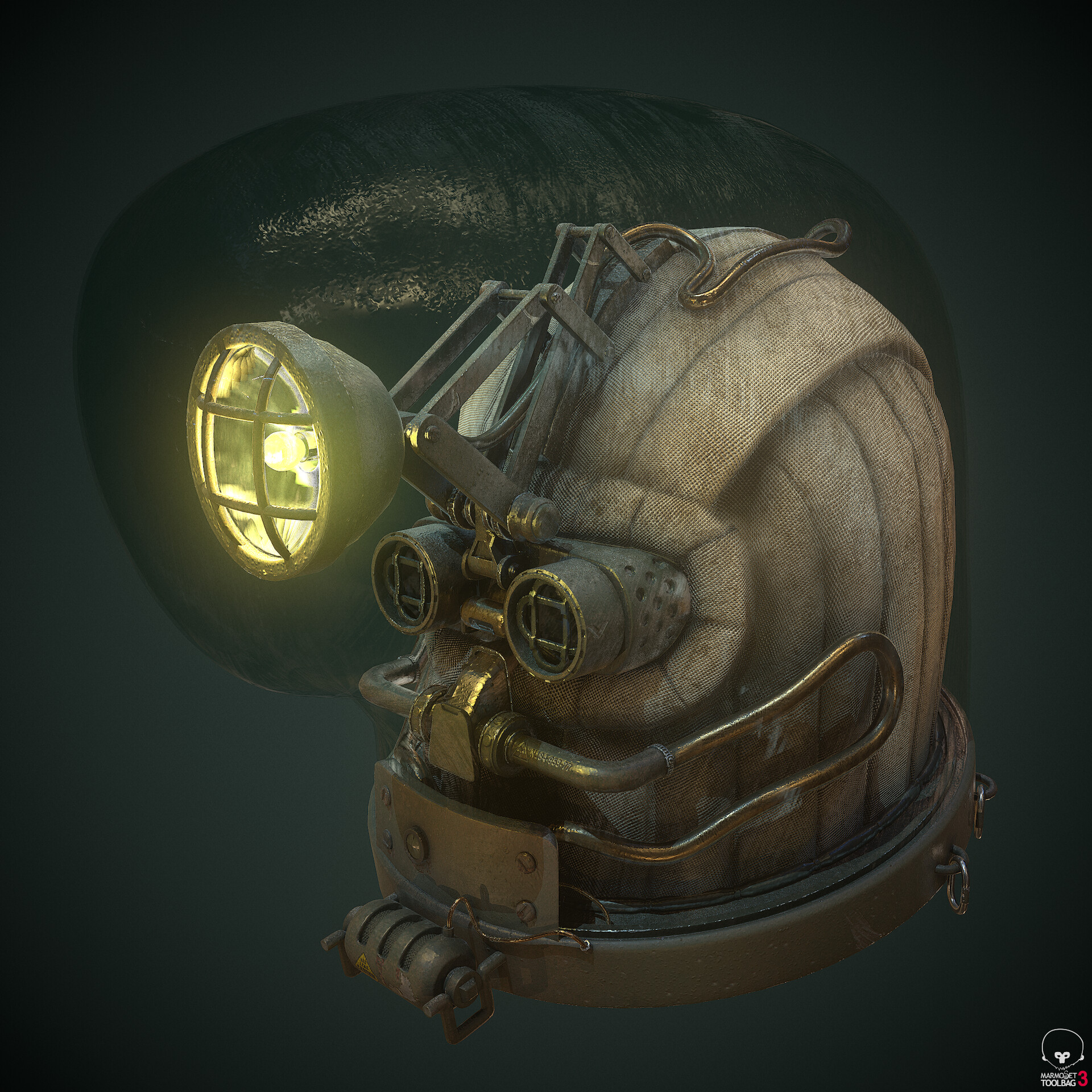 ArtStation - Light Bulb Helmet