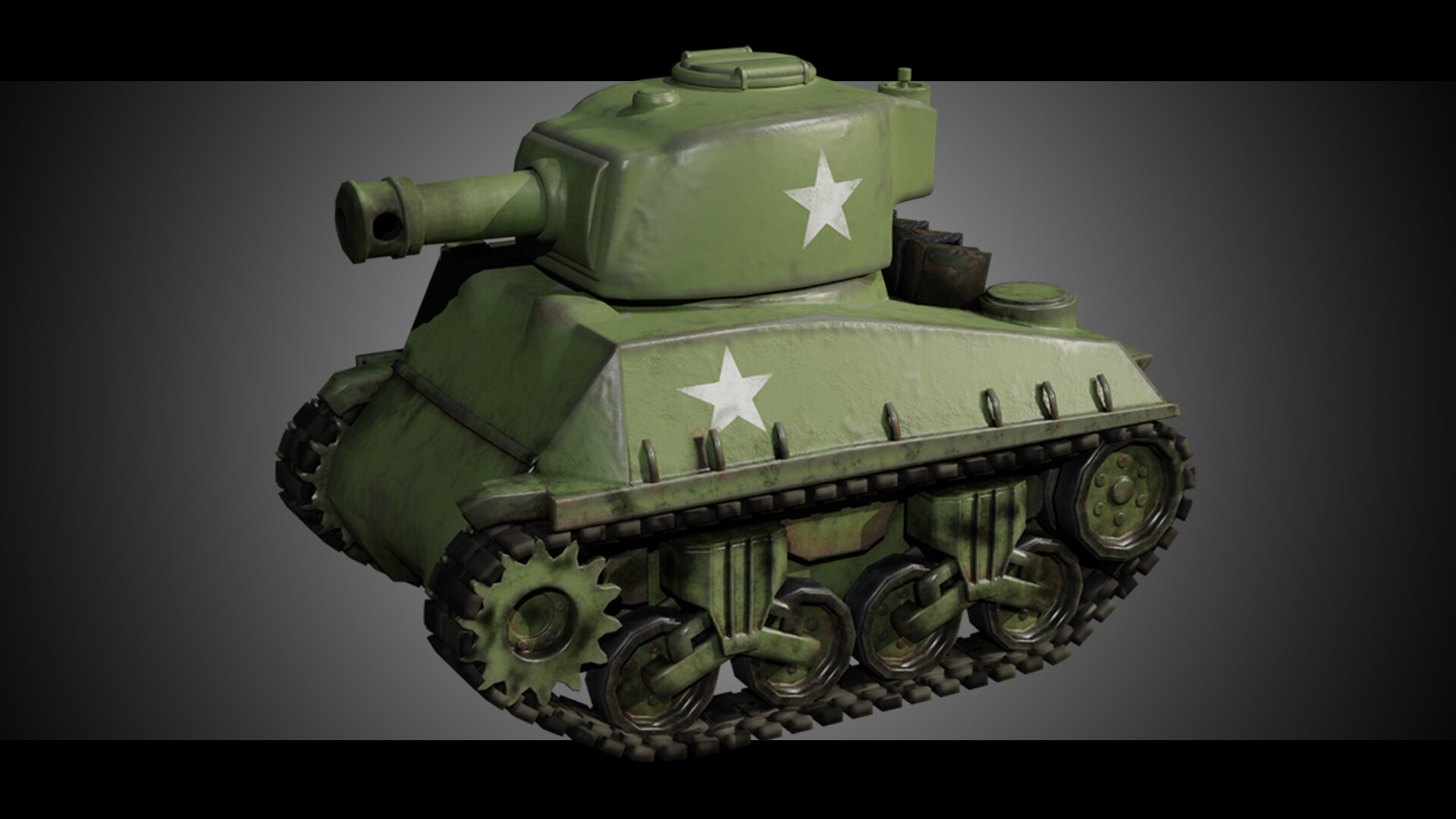 ArtStation - Mini Sherman Tank