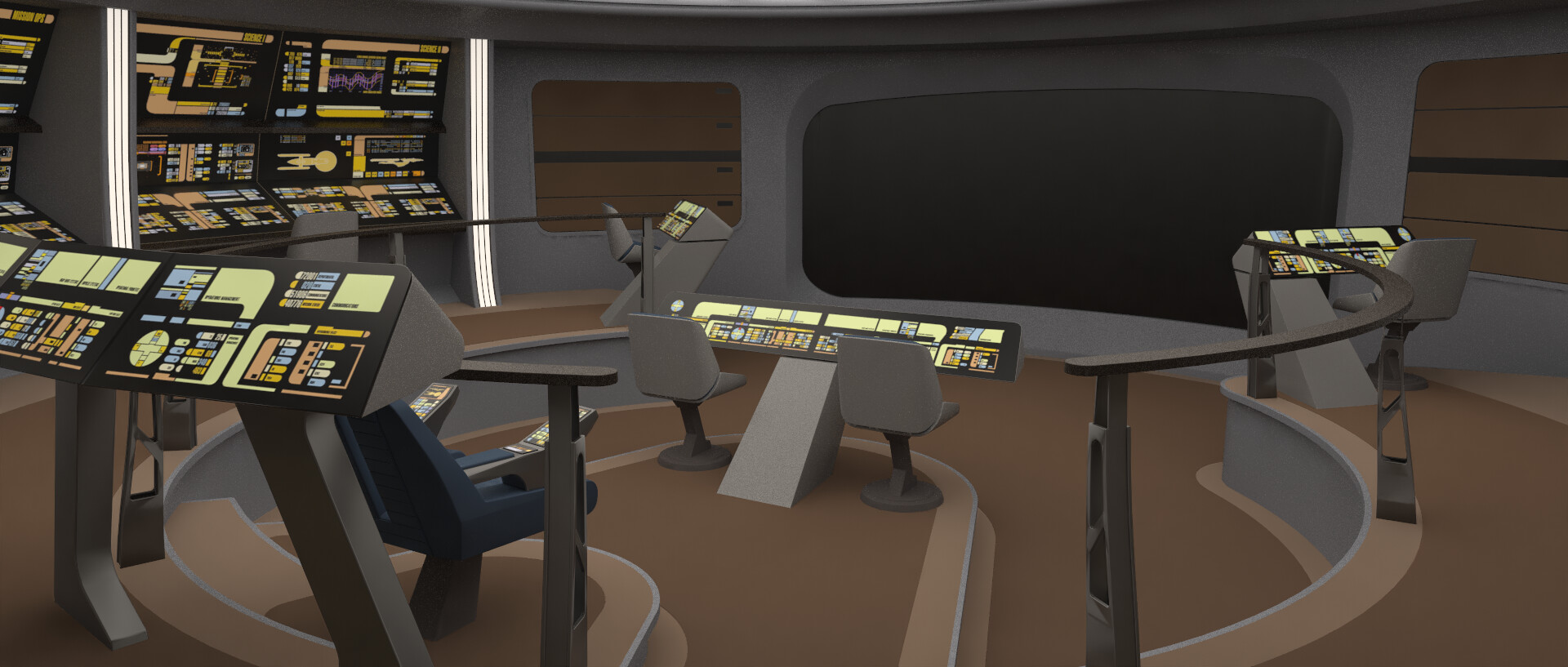 Excelsior Star Trek Lcars Terminal