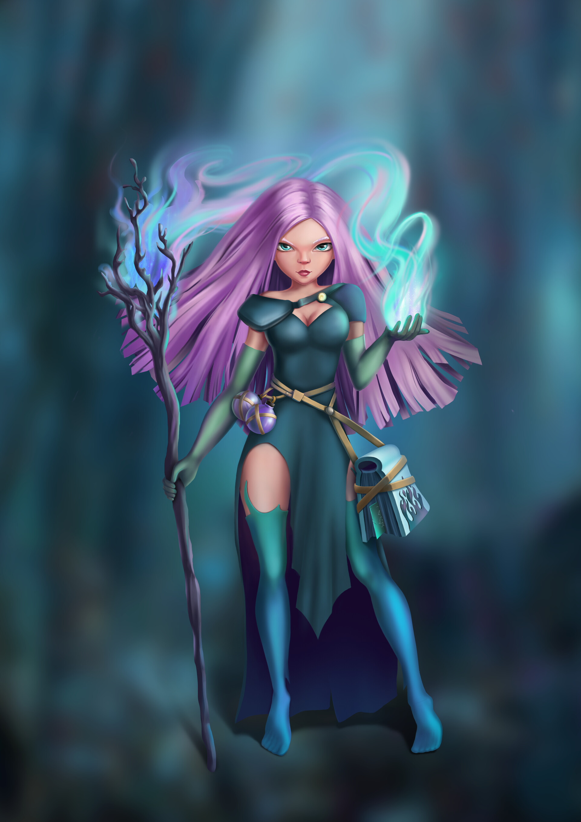 ArtStation - Forest witch