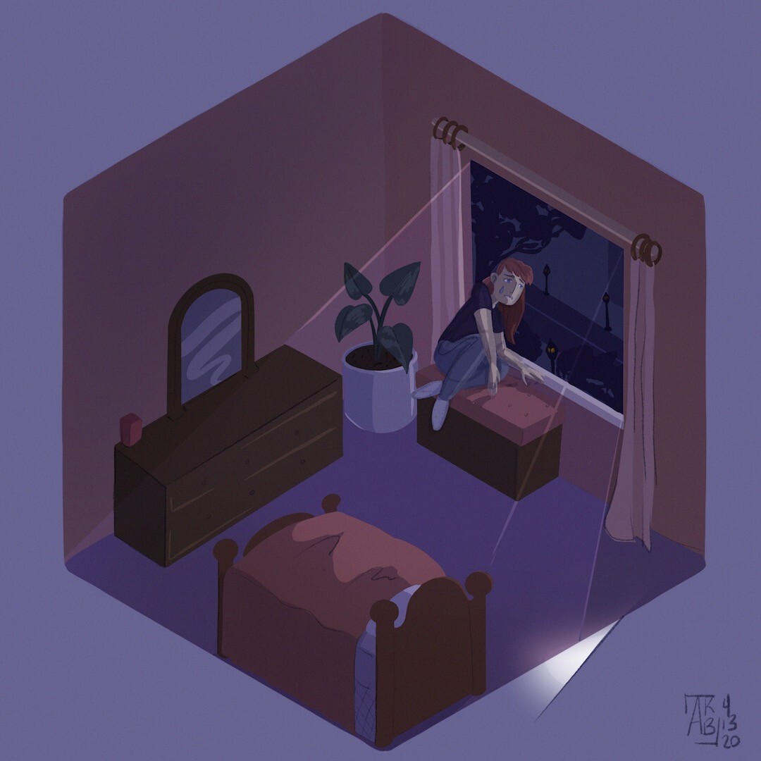 ArtStation - "Heavy" - Procreate Illustration