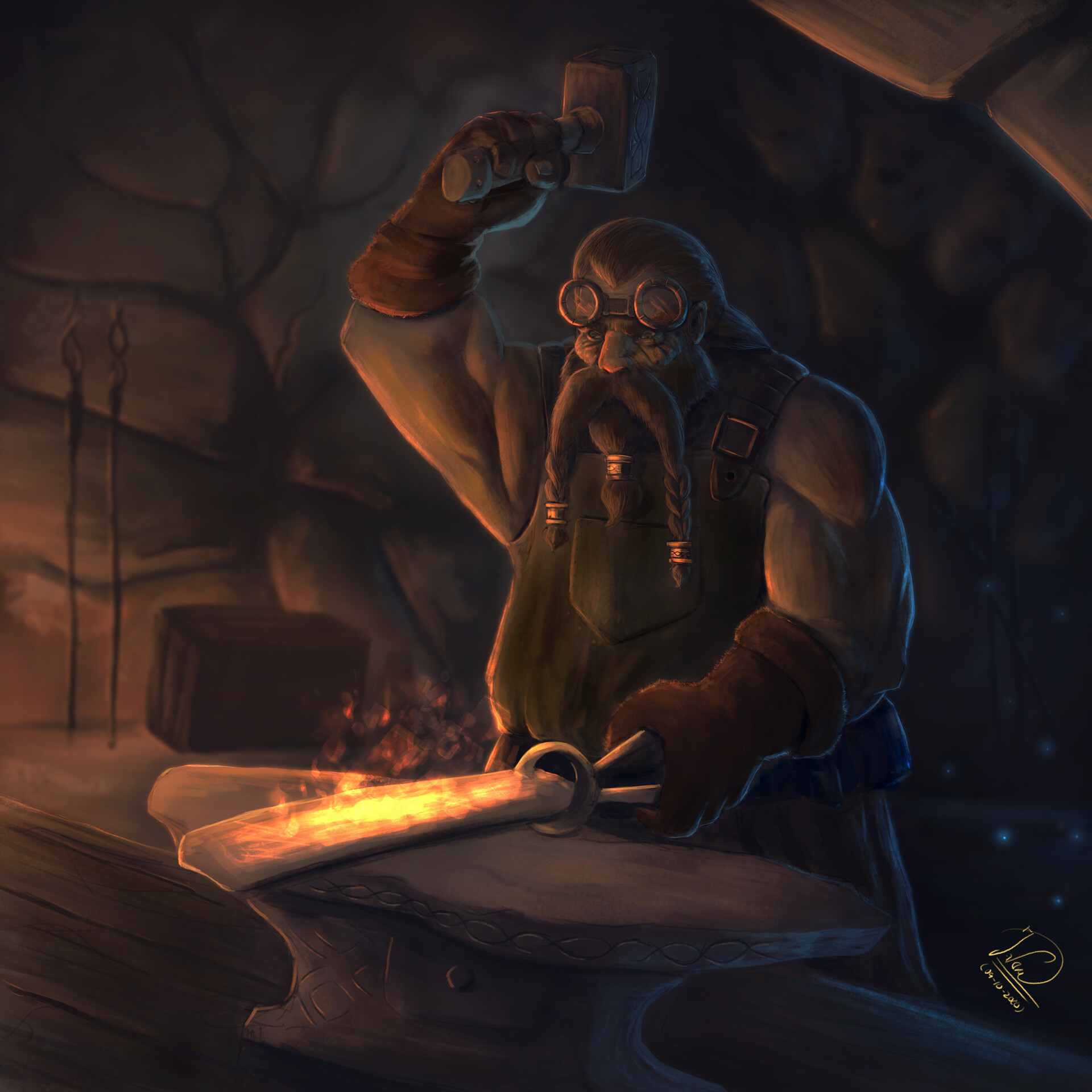 ArtStation - DWARF BLACKSMITH