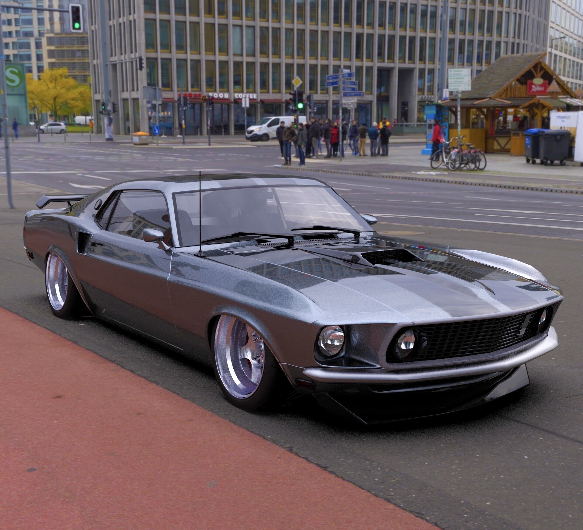 ArtStation - Mustang Mach 1