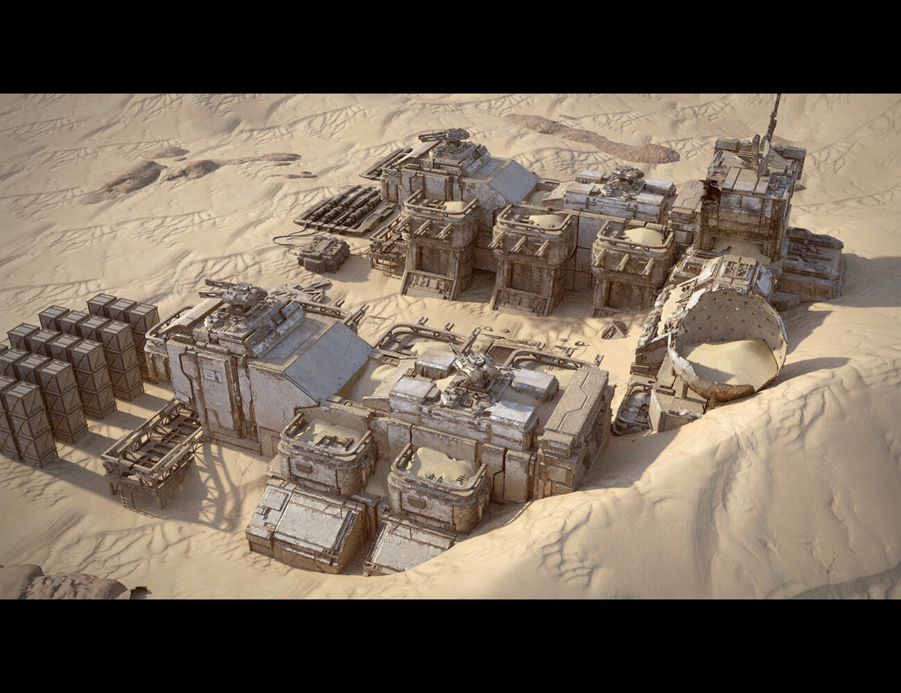 Futuristic Military Outpost