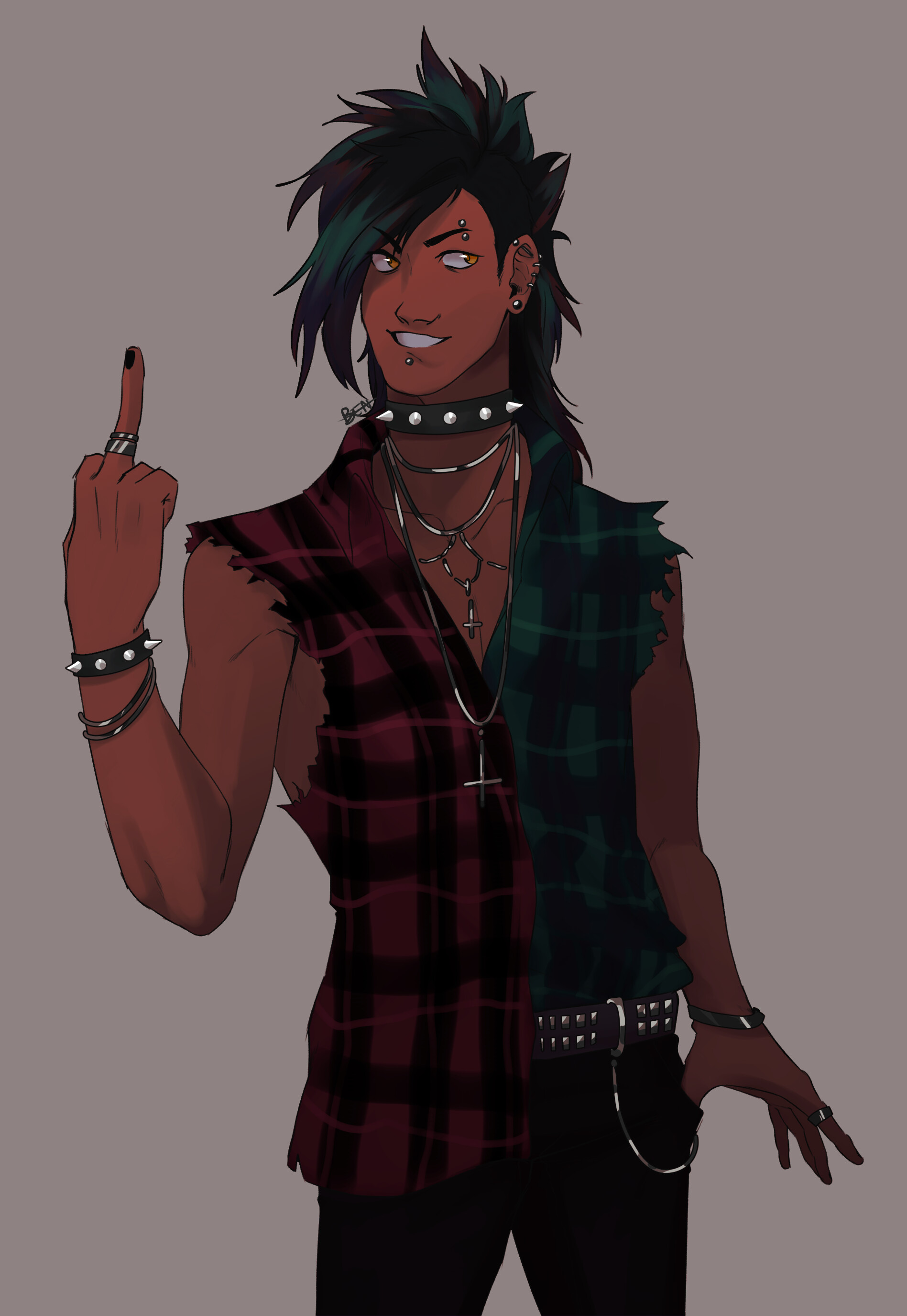 ArtStation - My Oc Nathilan - RPG