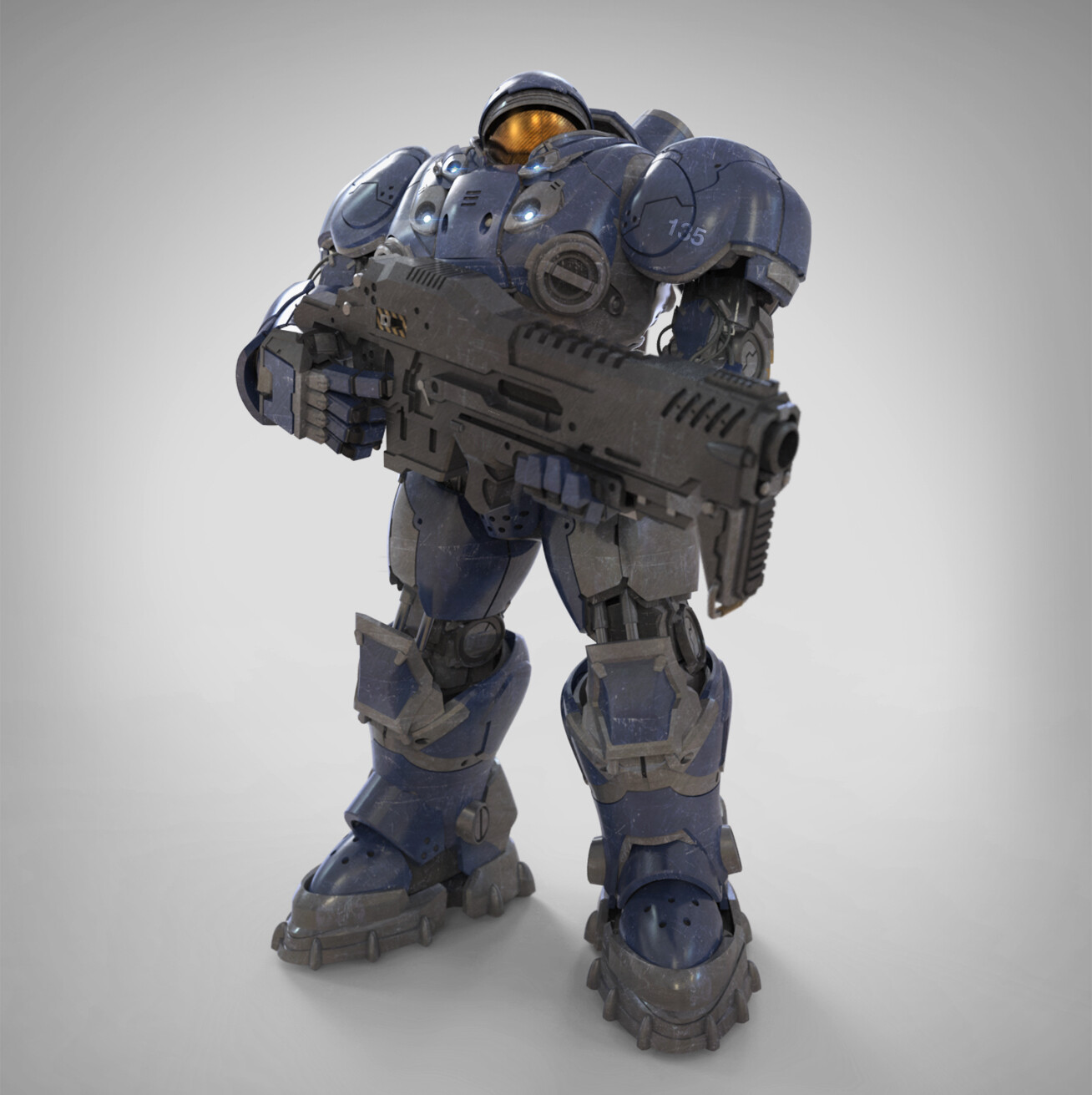 ArtStation - Starcraft Marine 3dmodel