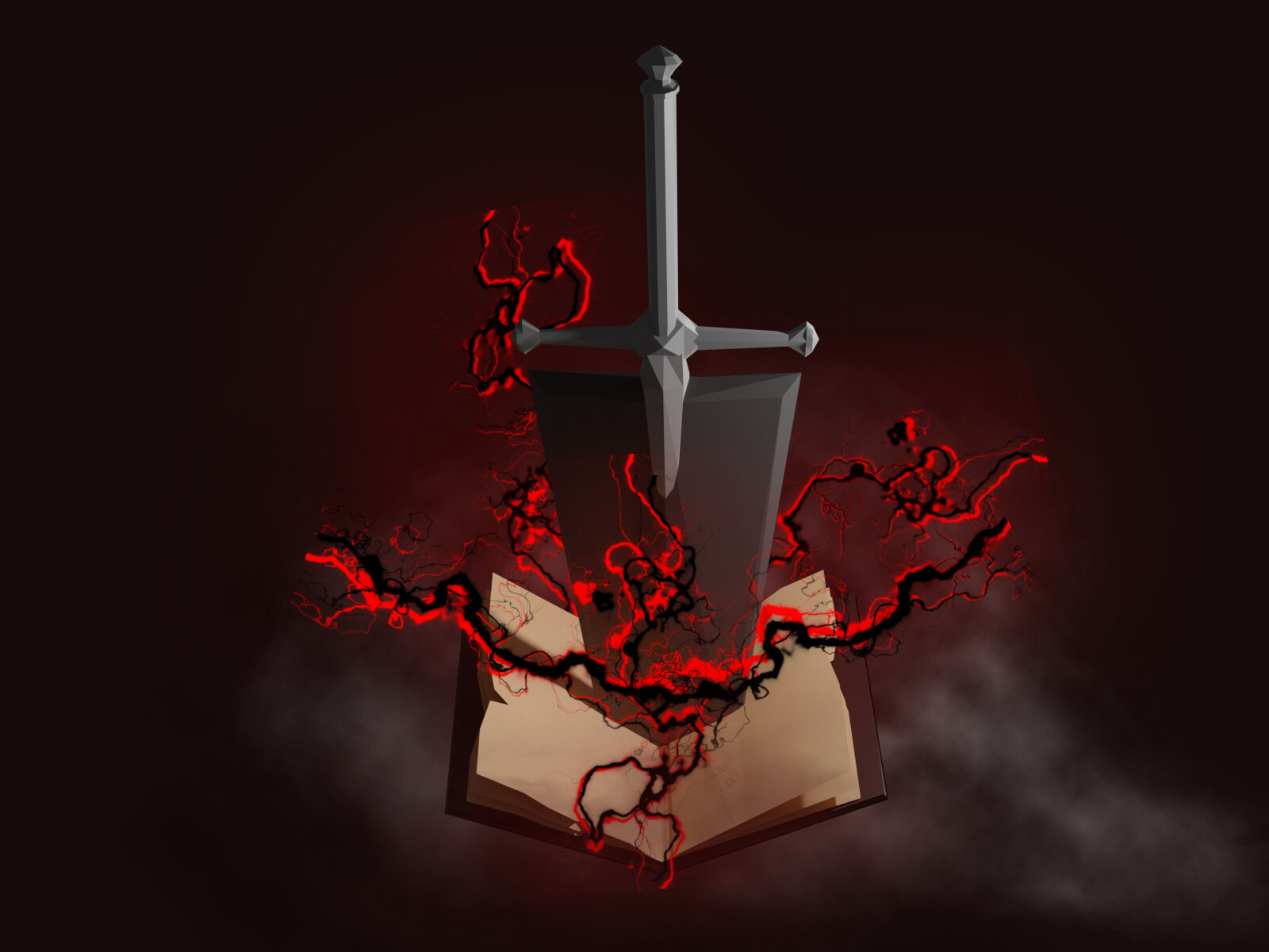 Reviio - Low Poly Demon Slayer Sword from Black Clover