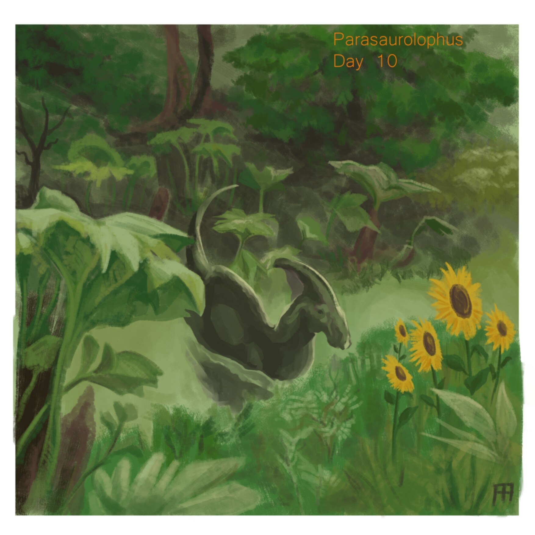 ArtStation - Parasaurolophus