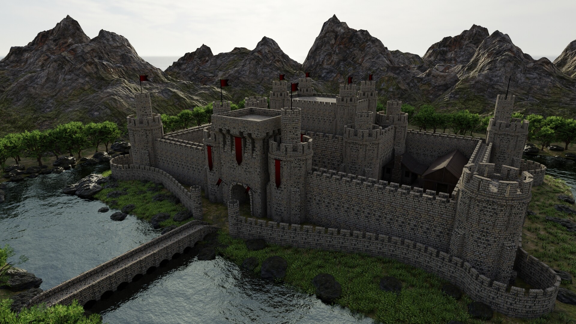 ArtStation - Castle Scene 34