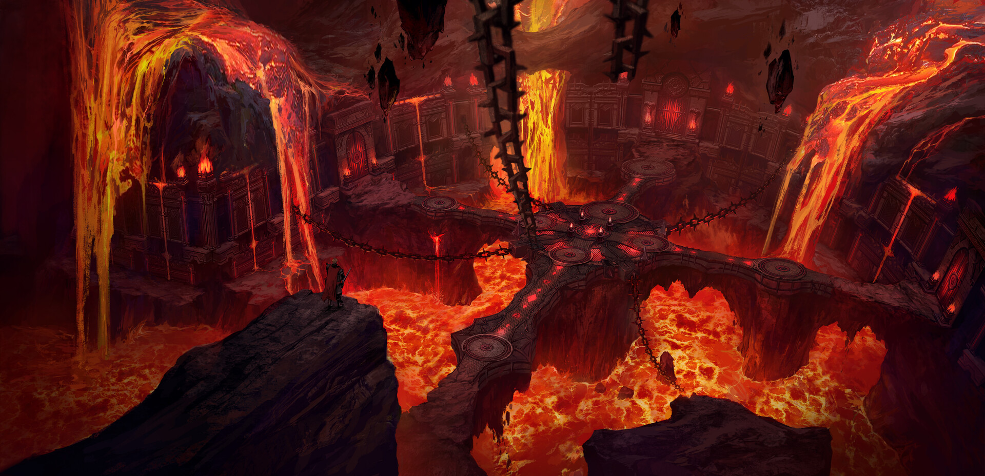 ArtStation - Lava dungeon, 박준석