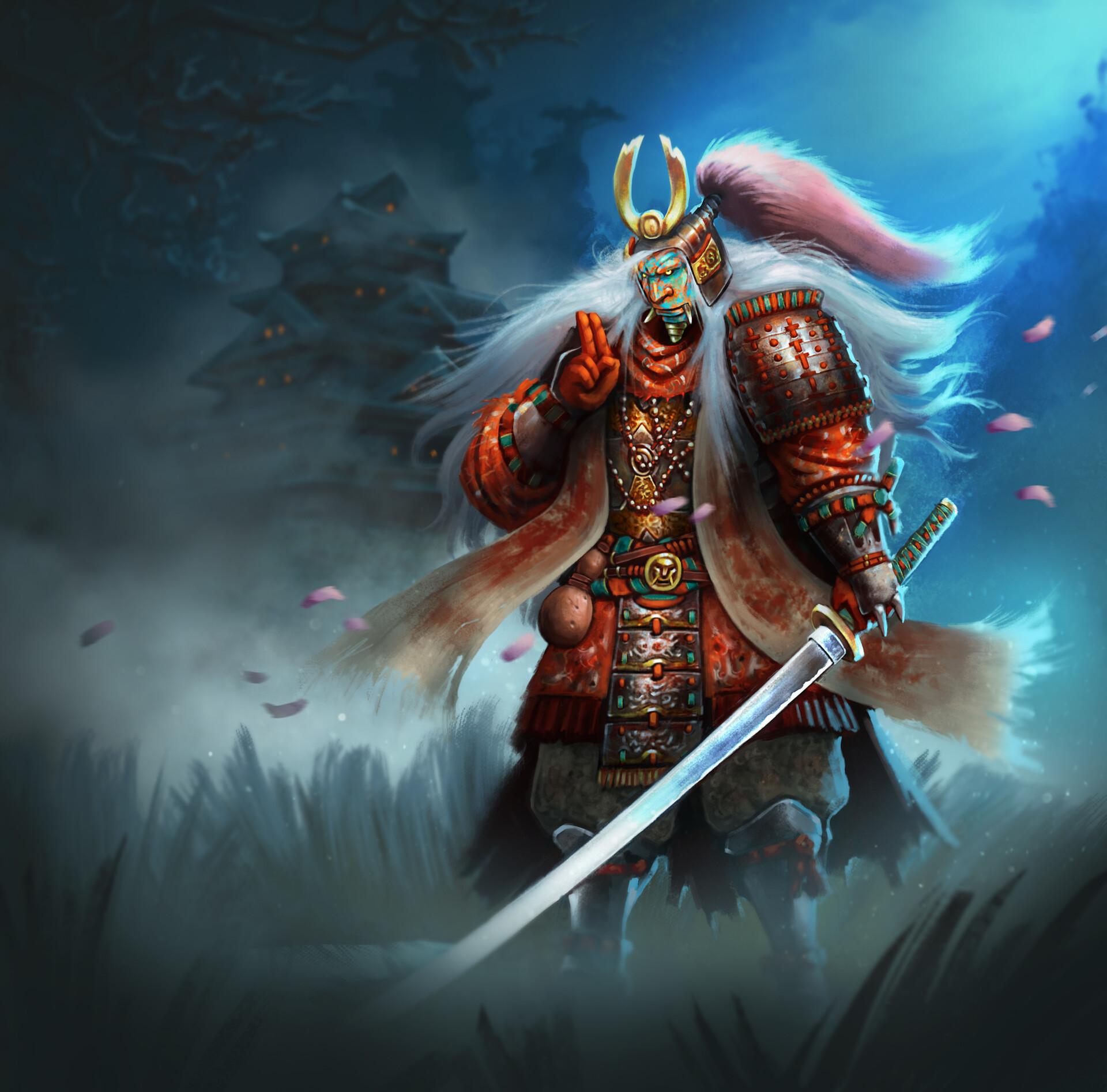 ArtStation - Samurai_Oni Concept