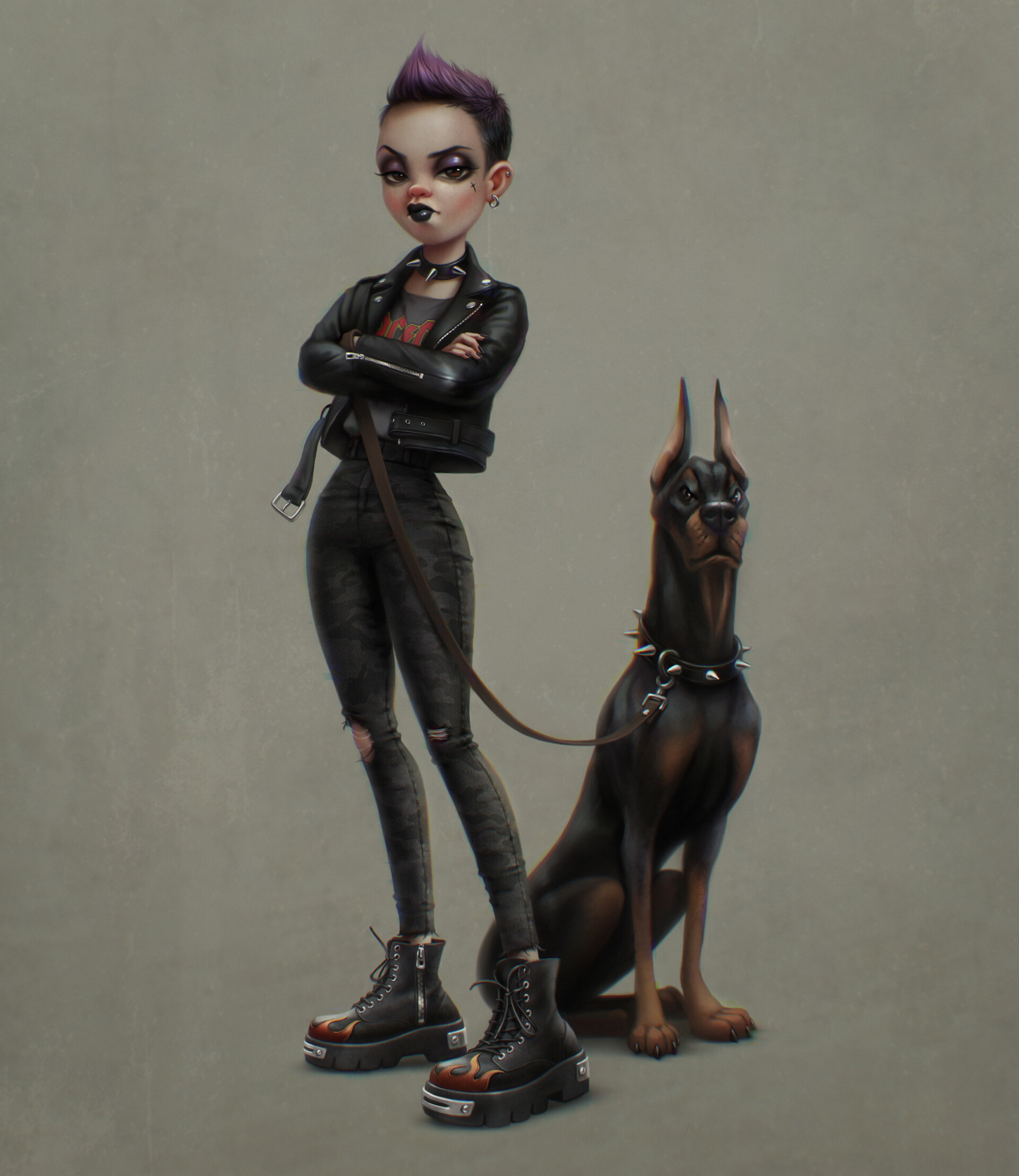 ArtStation - Doberman