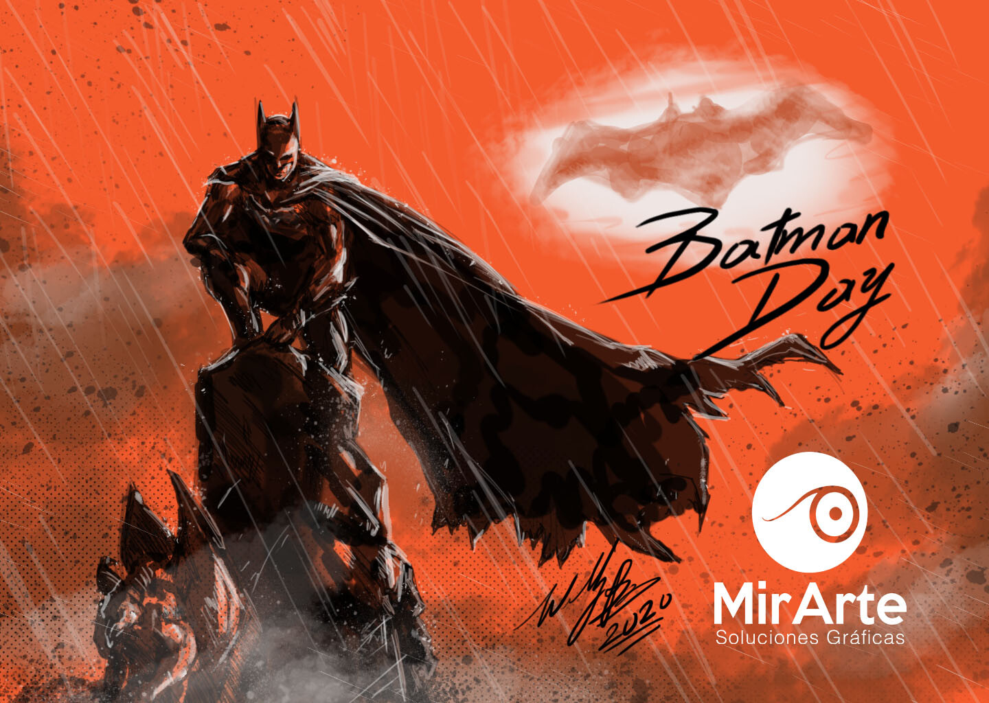 ArtStation - BATMAN - RED SKY