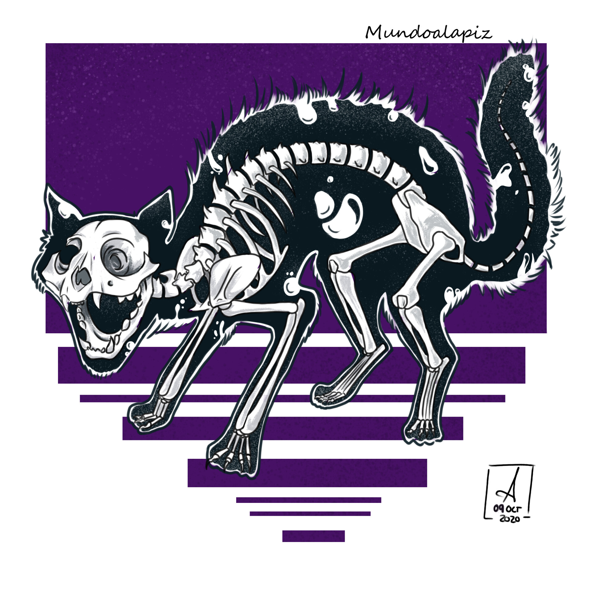 ArtStation - Spooky Cat