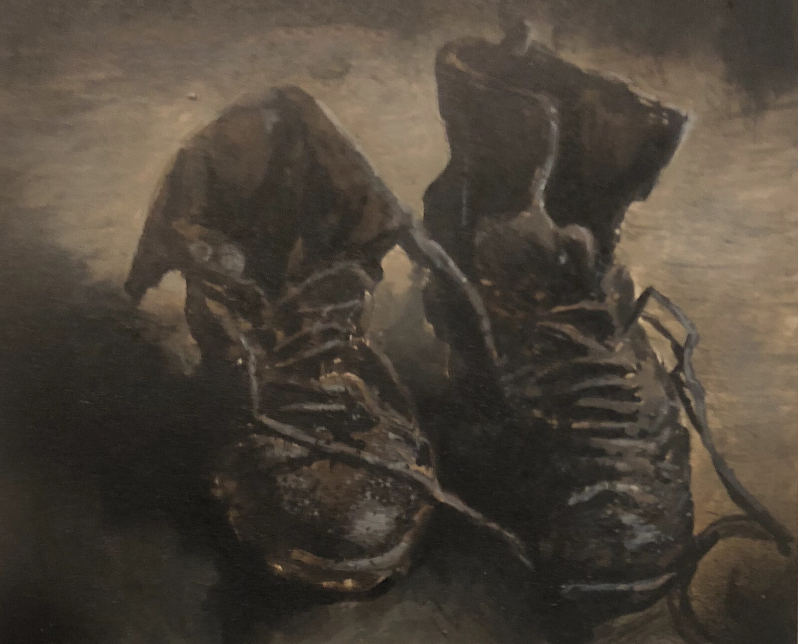 Kendall Stump - Oil painting - Shoes