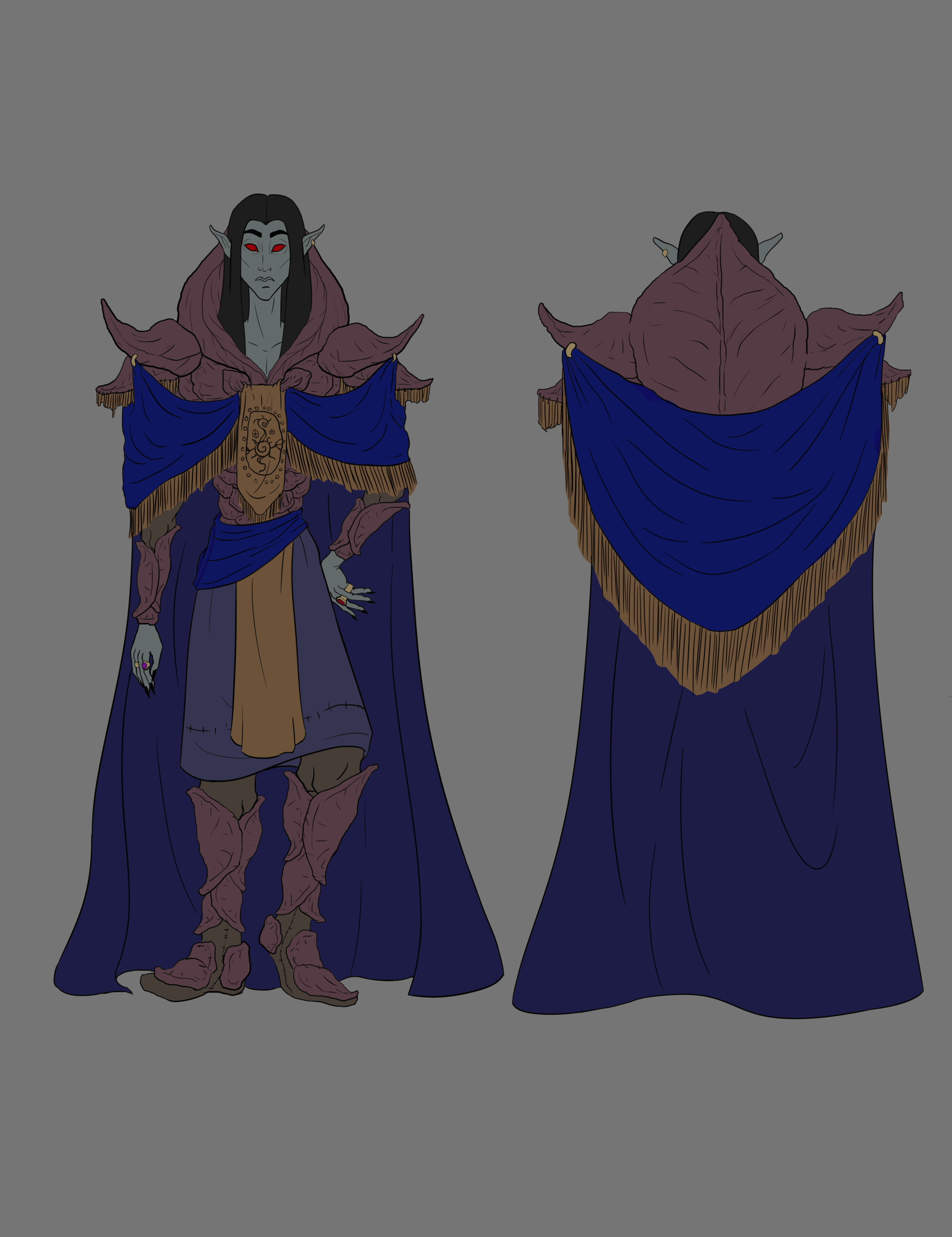 ArtStation - Armor/Robe Design WIP
