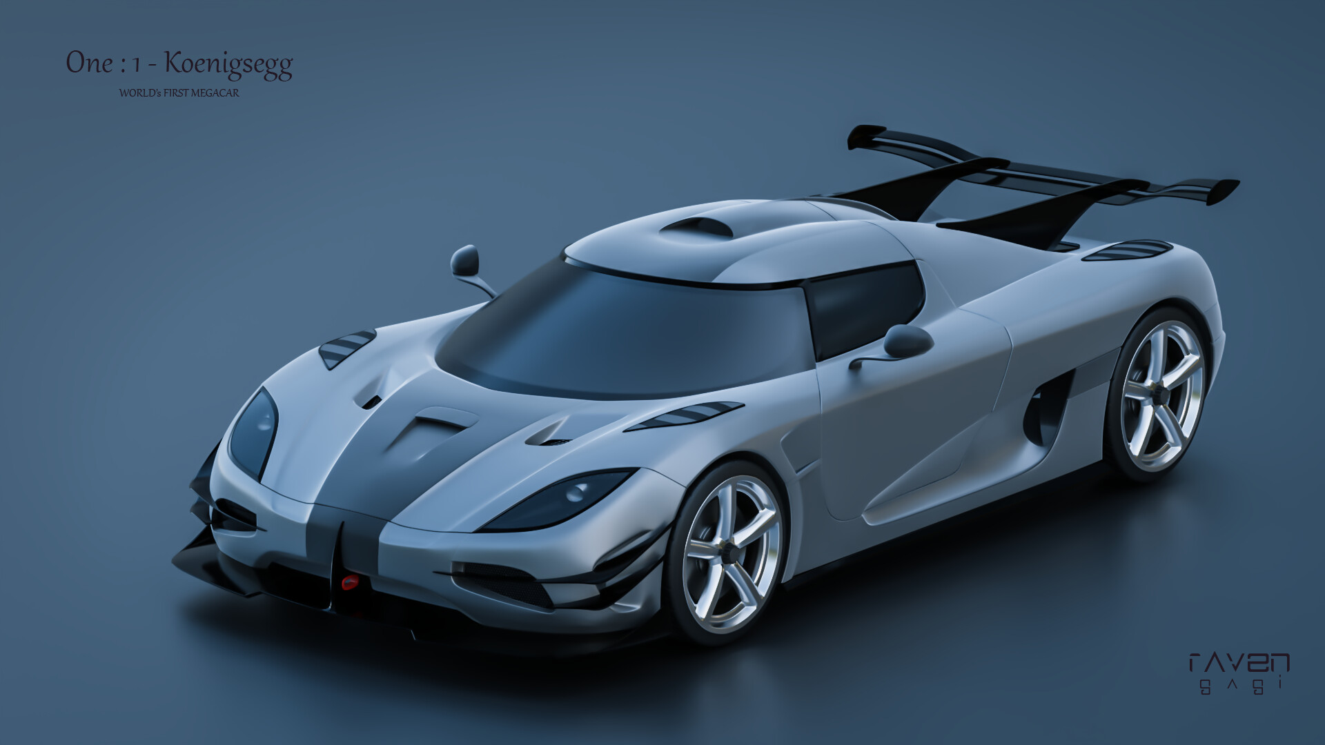 ArtStation - Koenigsegg One:1 Car Model