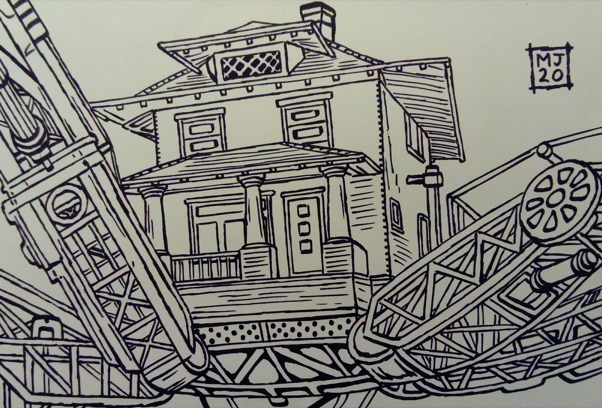 ArtStation - Walking House