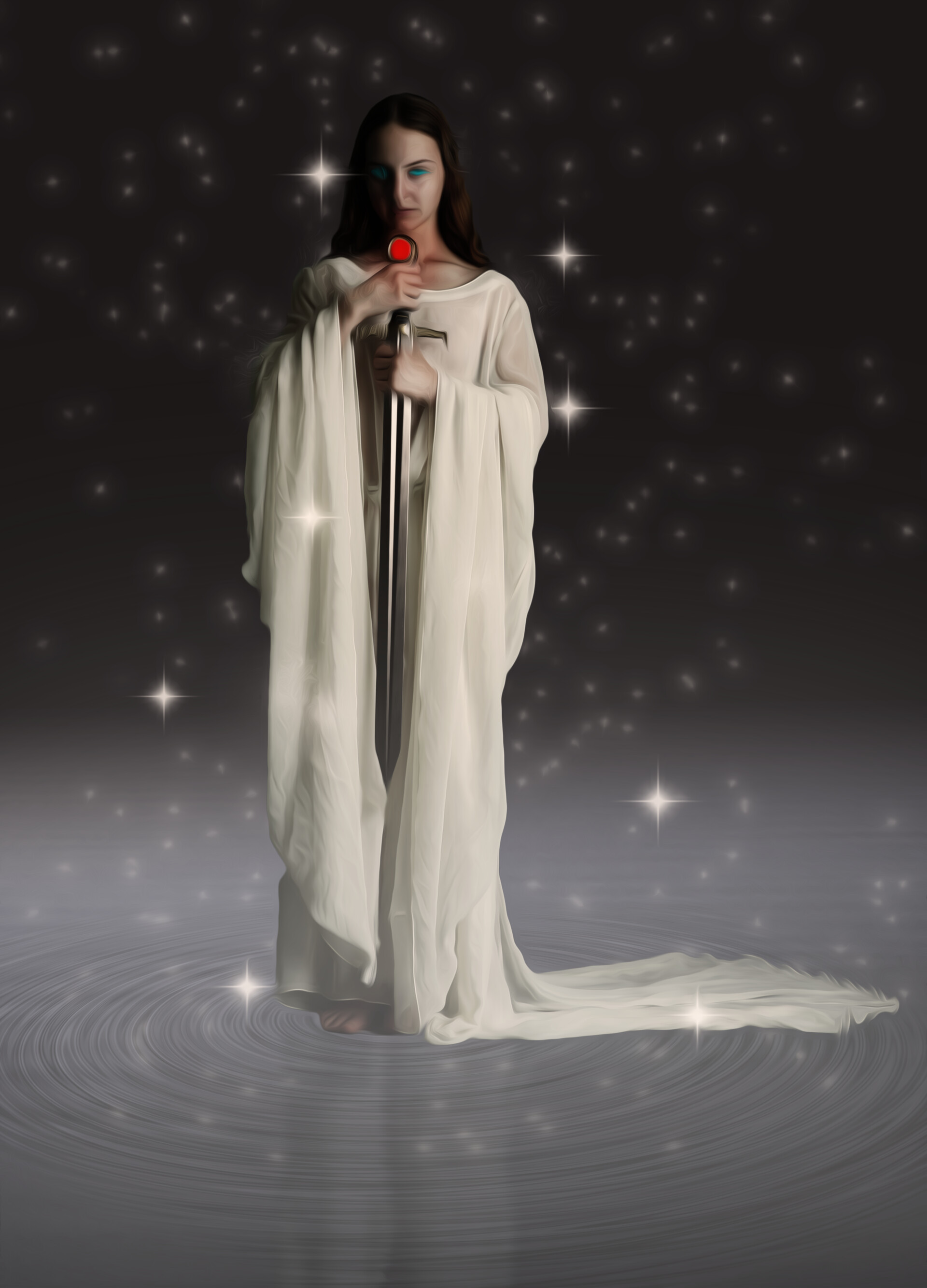 ArtStation - Nimue, the Lady of the Lake