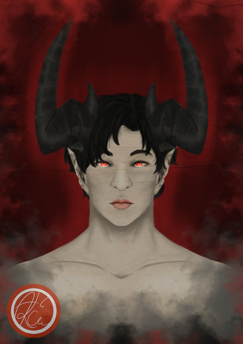 ArtStation - A UwU Tober Day 12 - Demon