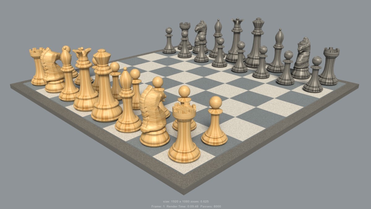 ArtStation - CHESS BOARD (3D Modeling)