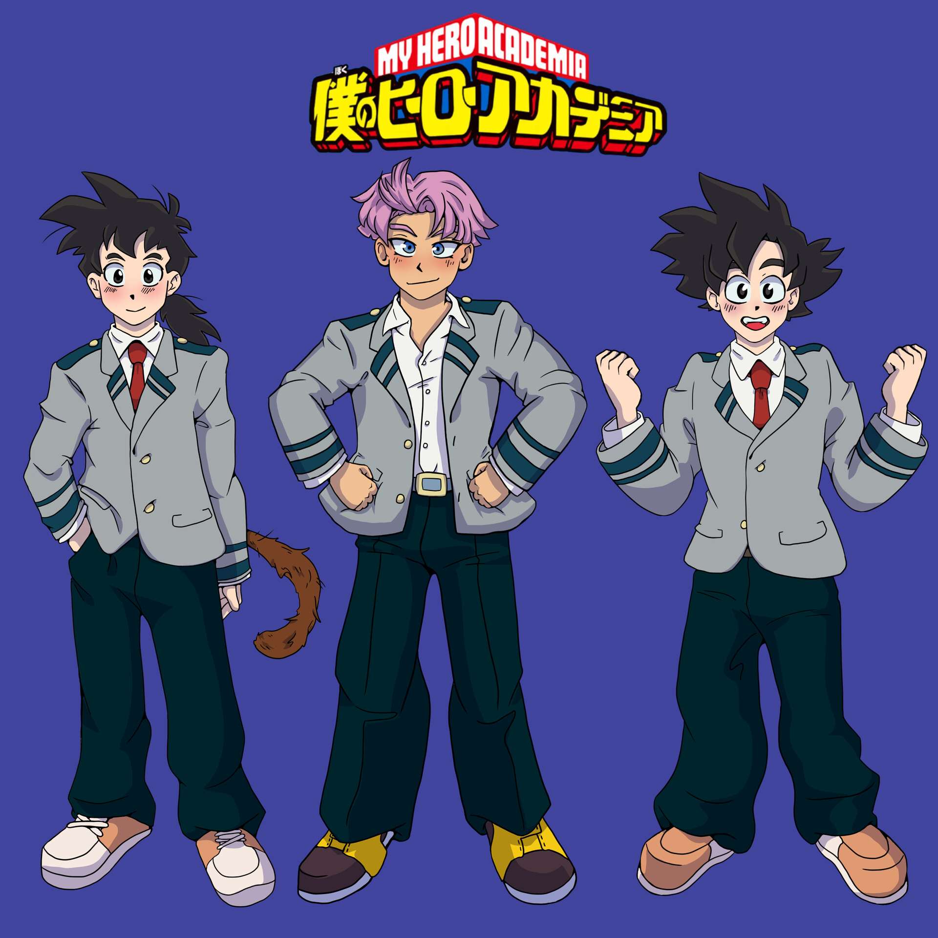 ArtStation - DBZ meets MHA