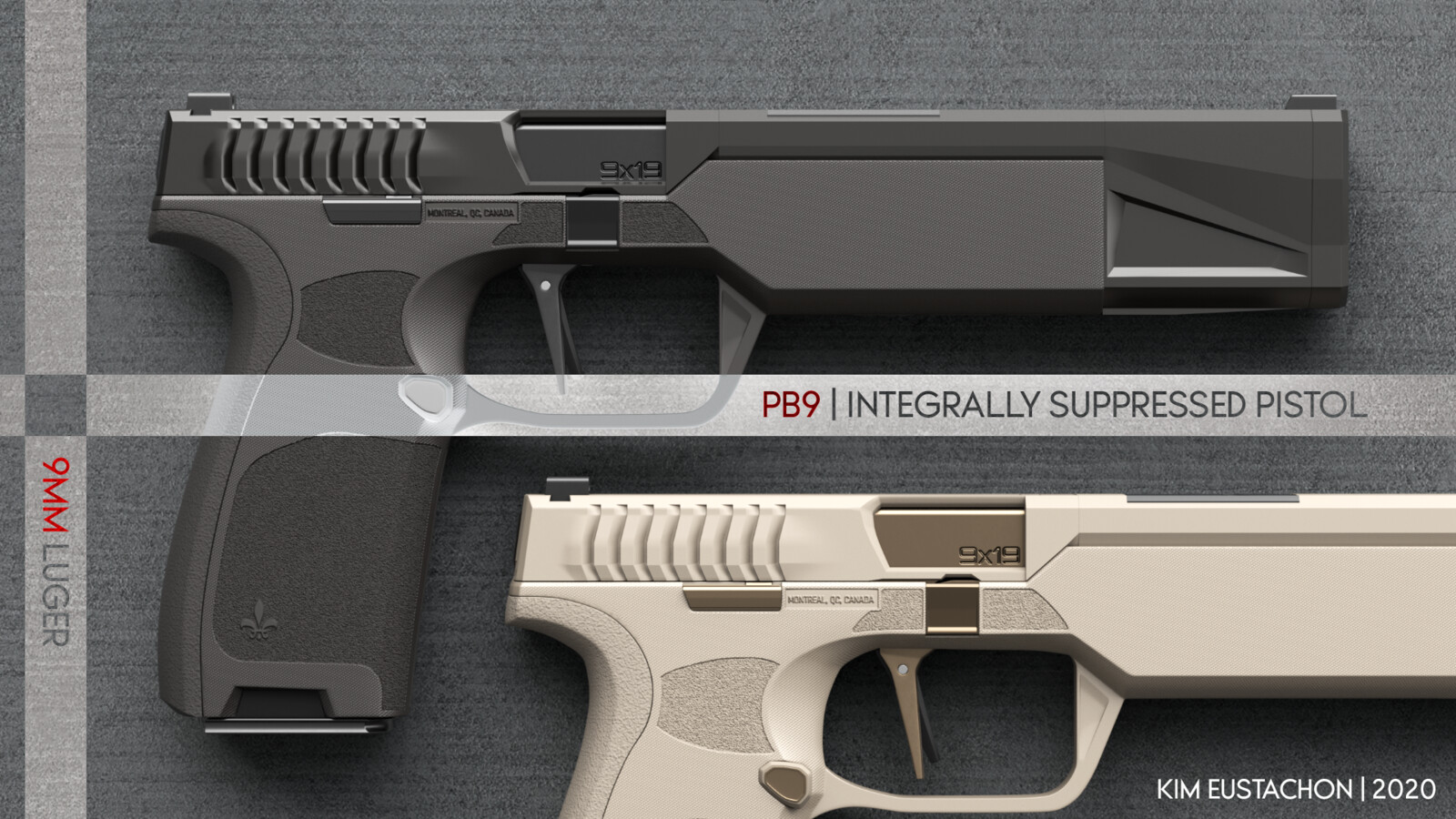 Kim Eustachon - PB9 - Handgun Concept
