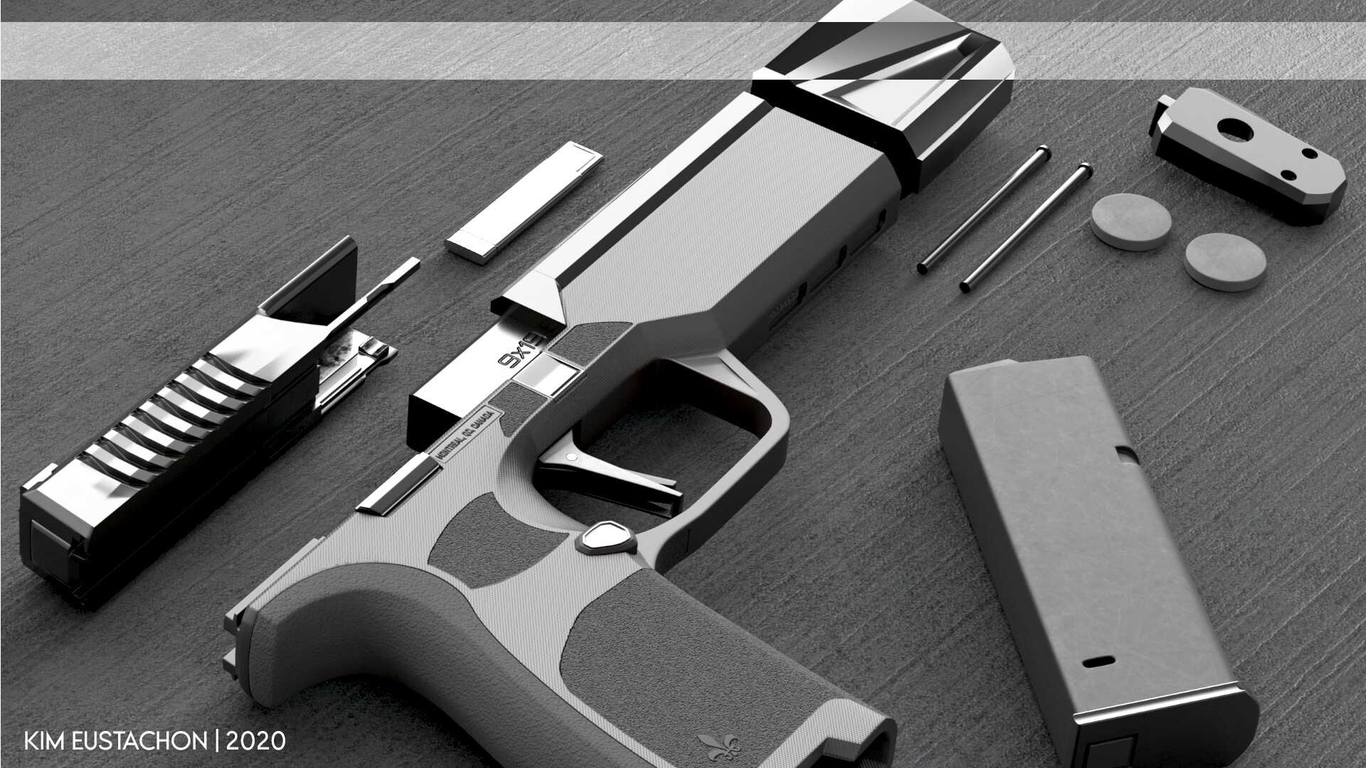 Kim Eustachon - PB9 - Handgun Concept