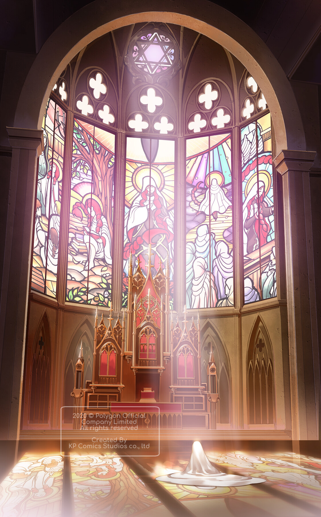 ArtStation - Polygon 1st PV Scene - Luxia's Church