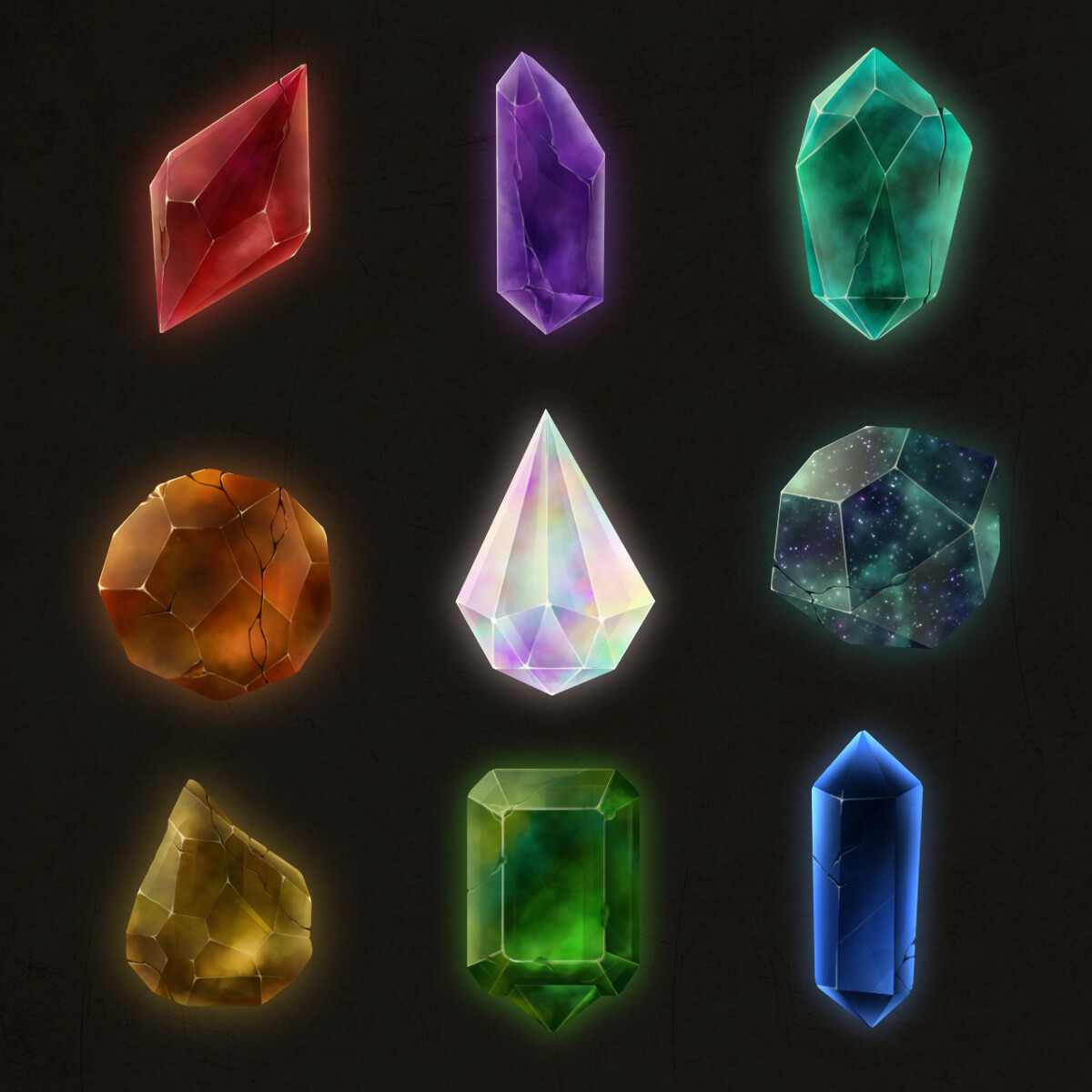 ArtStation - Crystals