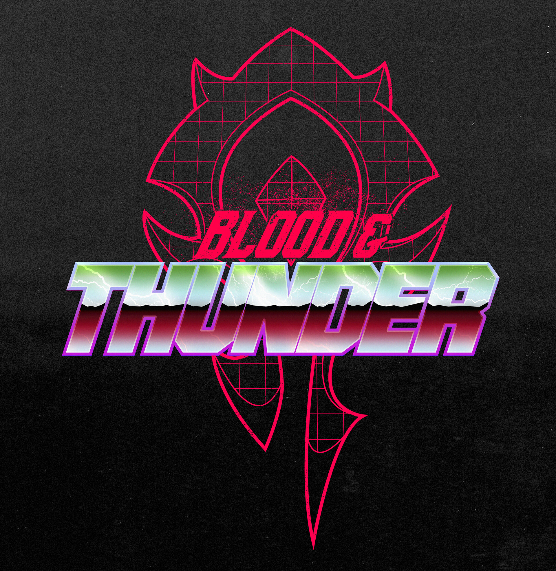 ArtStation - Blood & Thunder - 80's Style