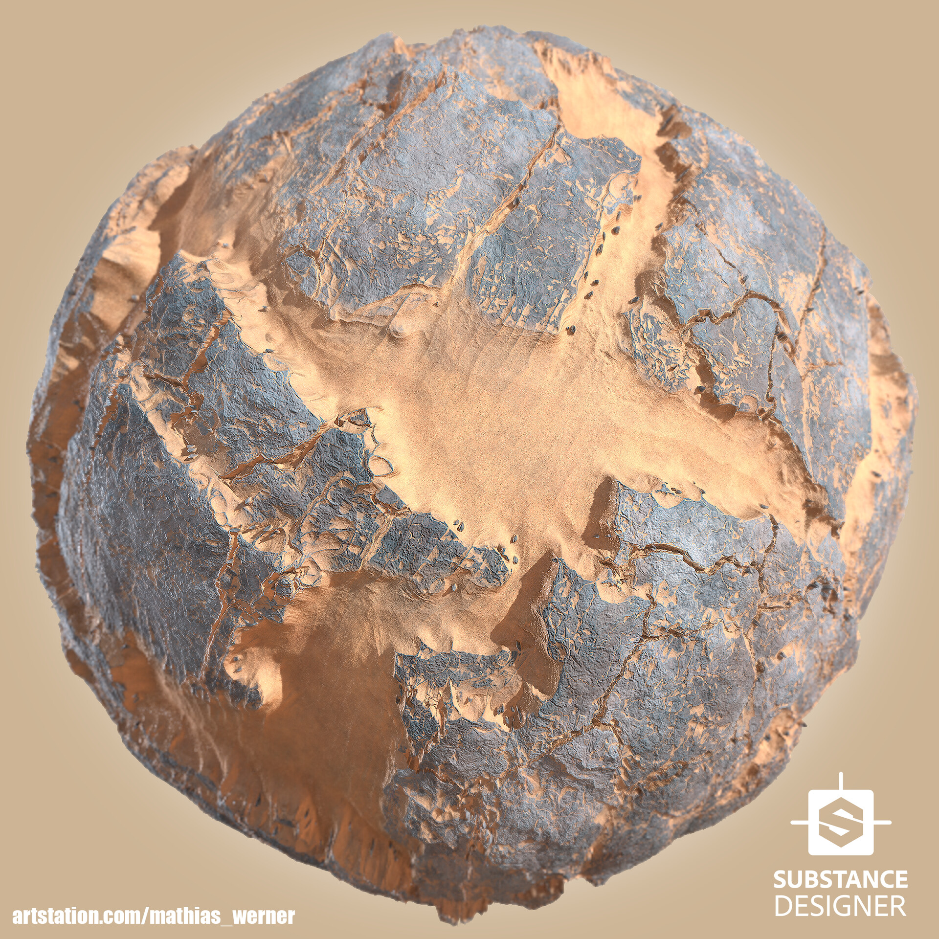 ArtStation - Desert Rock Material